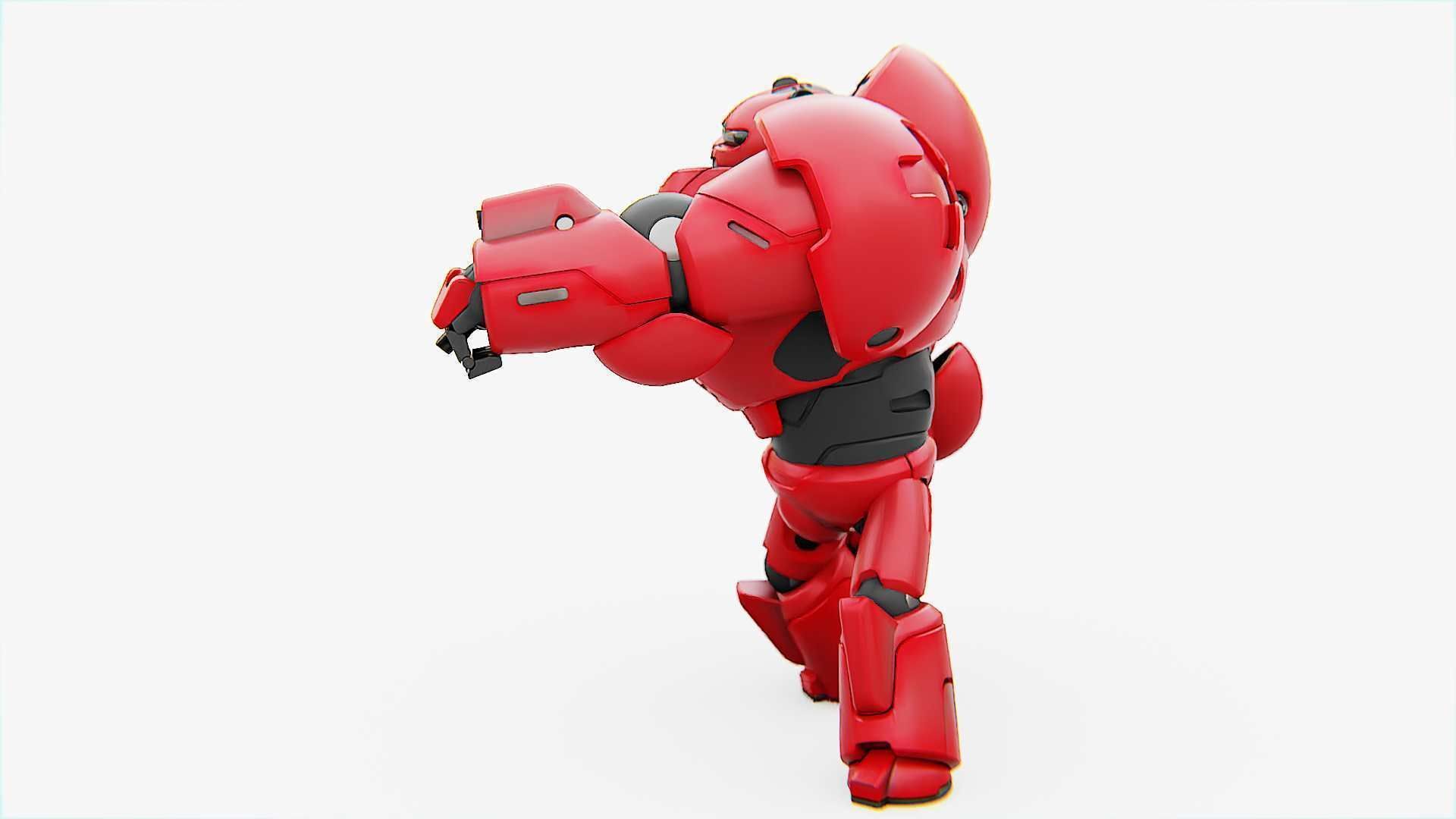 COMBAT DROID M-5000 RIGGED 3D model rigged | CGTrader