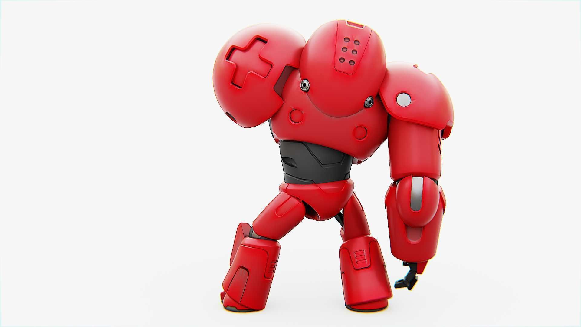 COMBAT DROID M-5000 RIGGED 3D model rigged | CGTrader