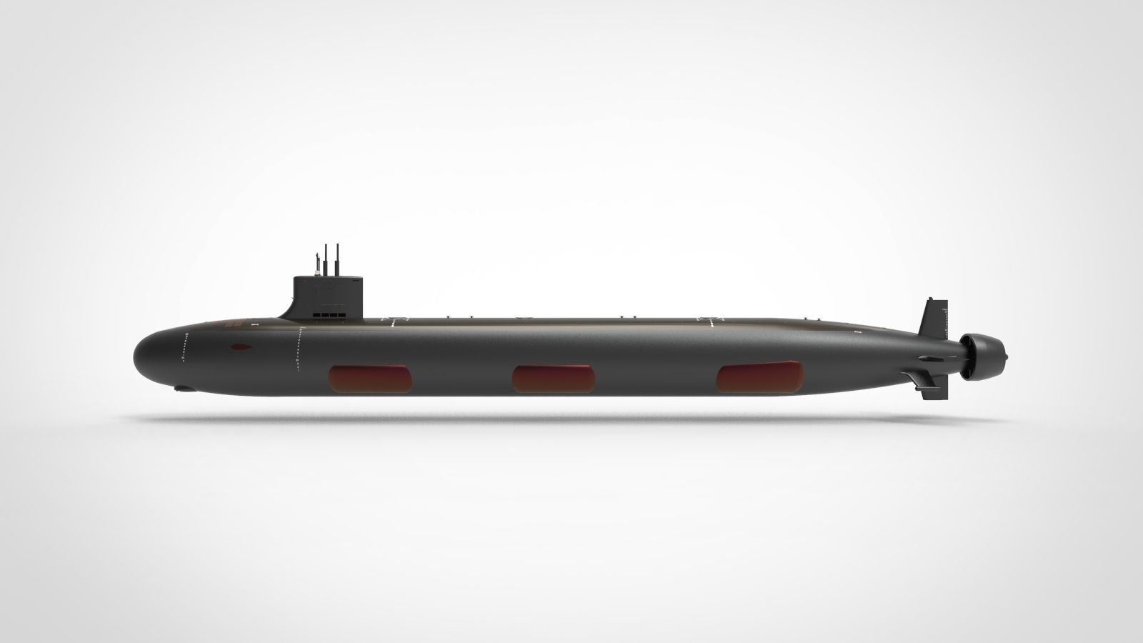 Virginia class submarine 3D model | CGTrader