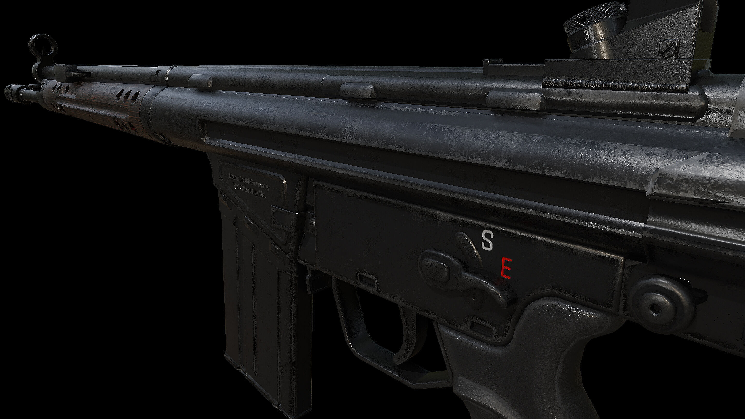 G3 CETME Battle Rifle 3D model | CGTrader