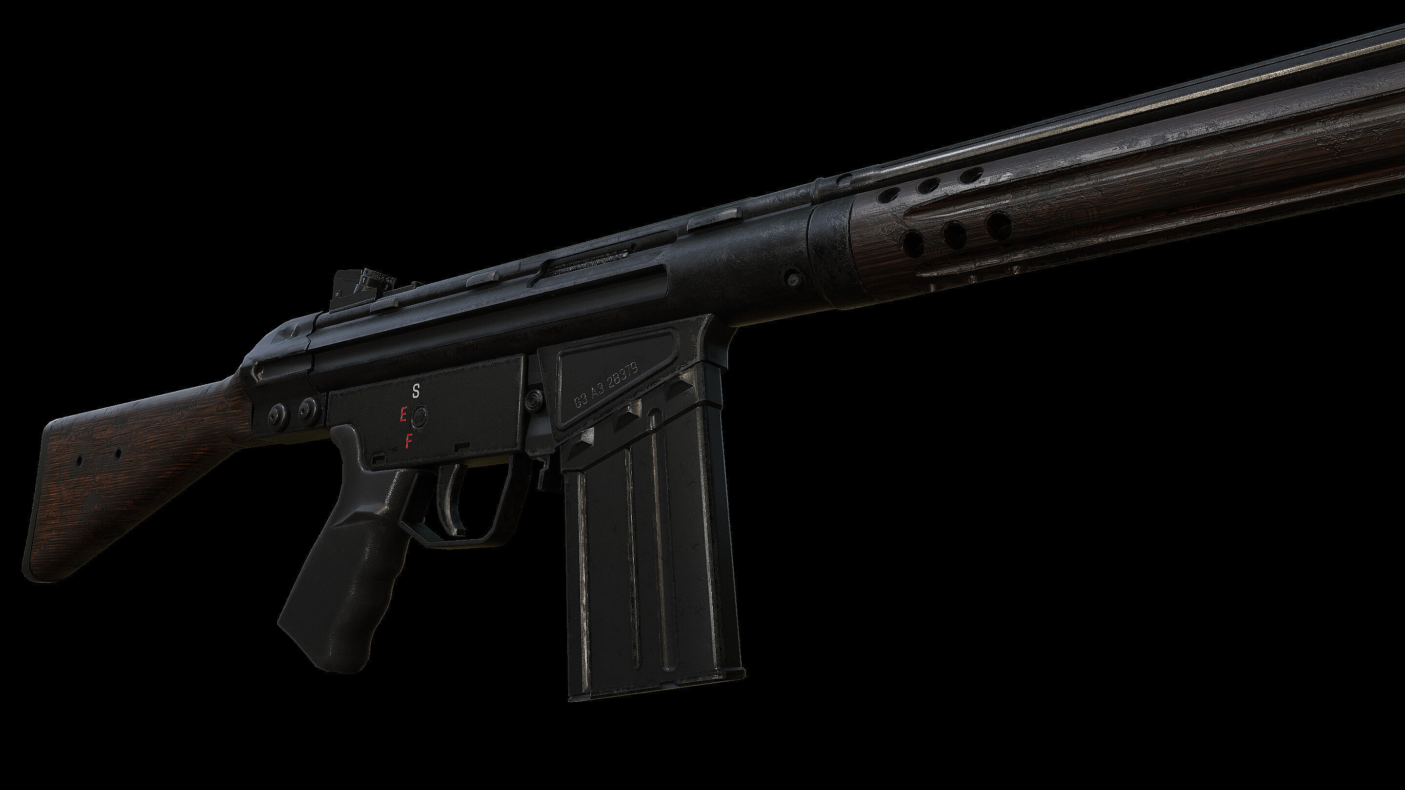 G3 CETME Battle Rifle 3D model | CGTrader