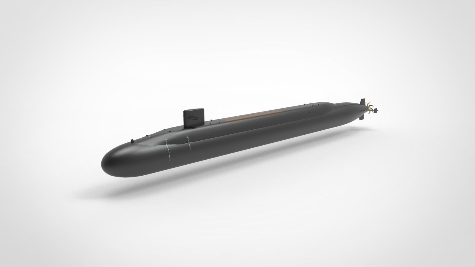 Ohio class submarine 3D model | CGTrader
