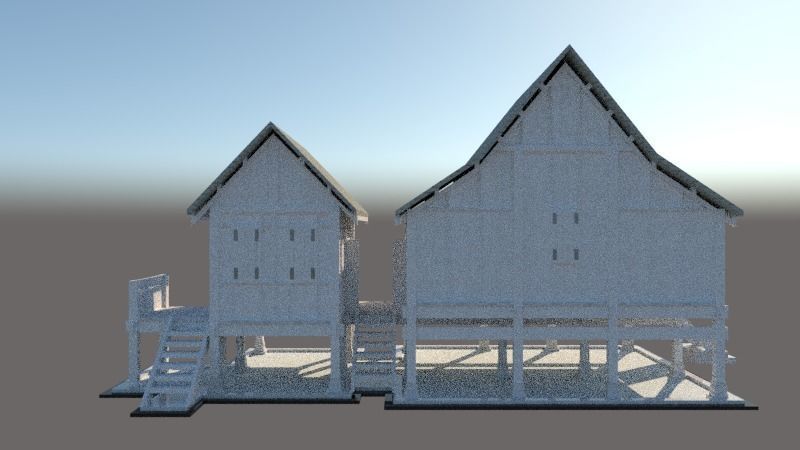 RUMAH TRADISIONAL MELAYU PAHANG DARUL MAKMUR free 3D model 3D printable ...