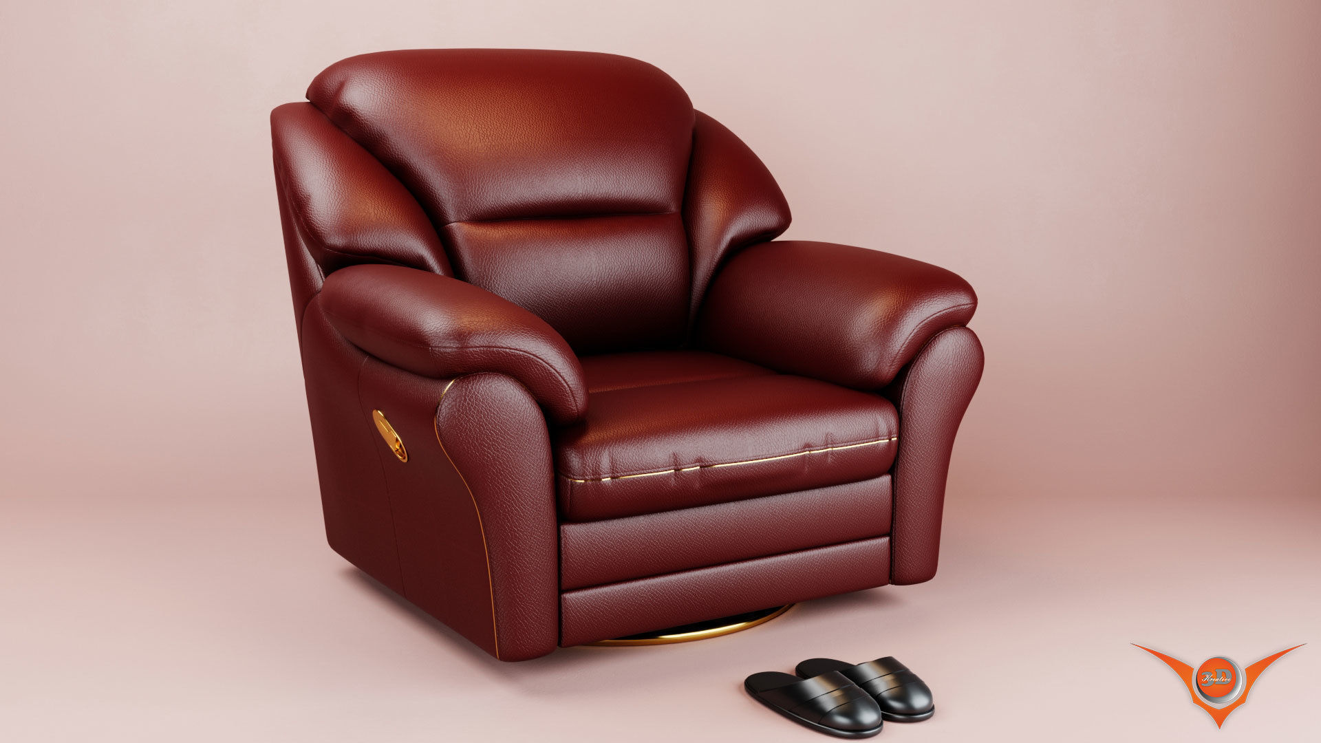Transformation ArmChair 3D model animated rigged | CGTrader