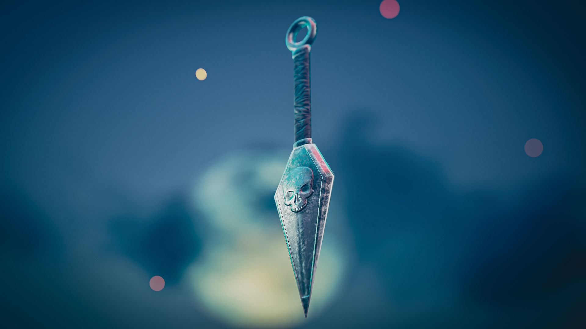 3D model Pumpkin assassin Low-poly character Rigged With weapons VR ...