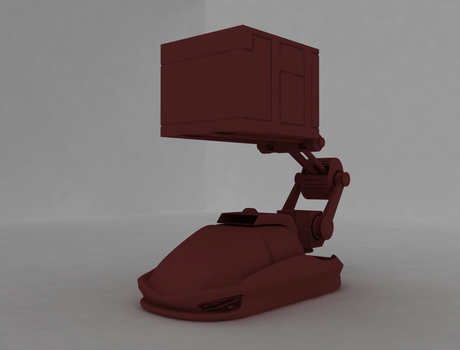Futuristic Hover Loader Vehicle 3D model | CGTrader