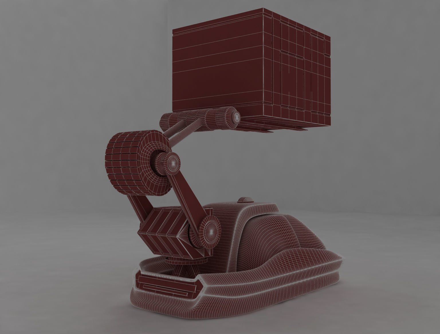 Futuristic Hover Loader Vehicle 3D model | CGTrader