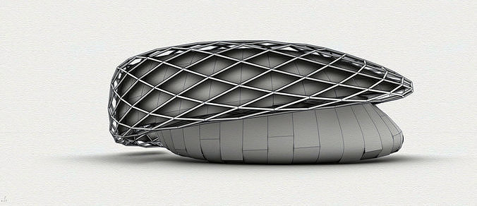 Parametric Facade Design in Grasshopper Rhino 3d model Download 3D model | CGTrader