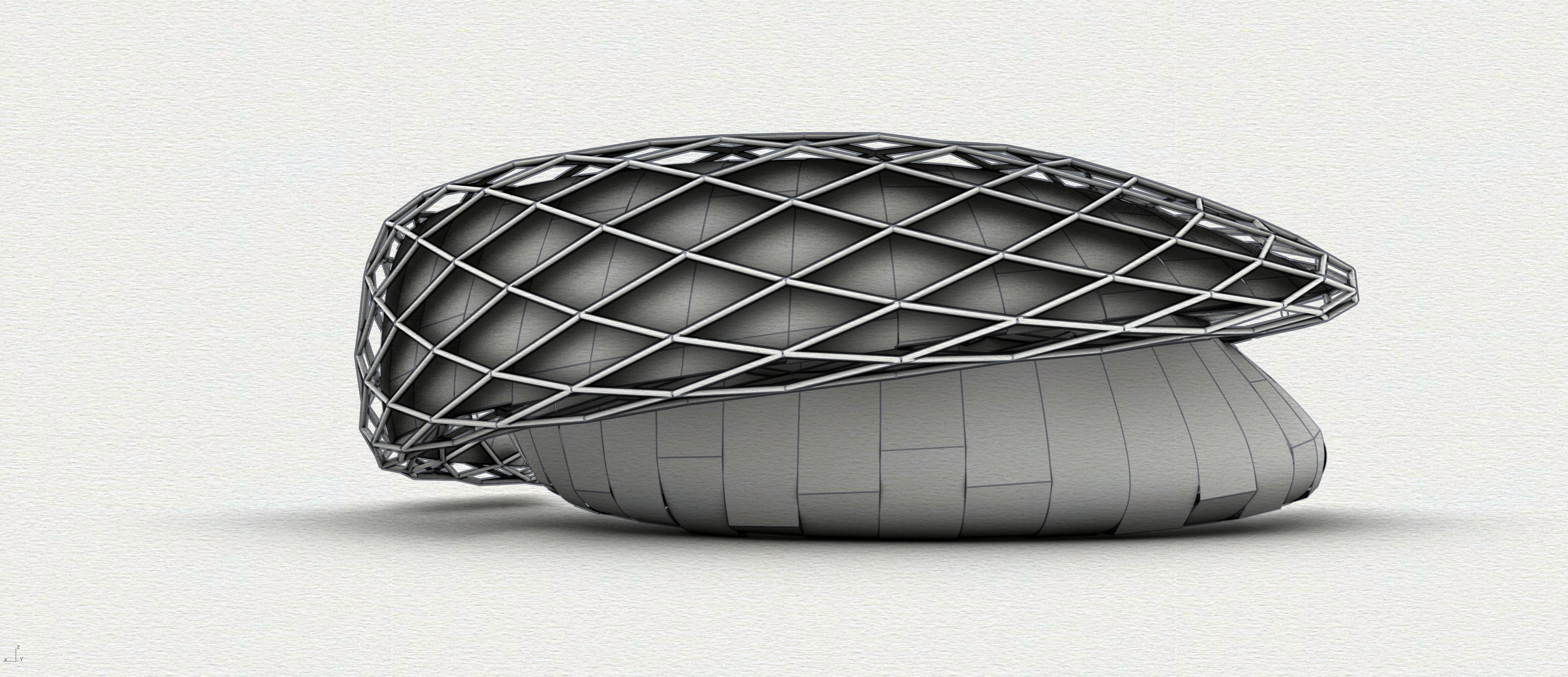 Parametric Facade Design in Grasshopper Rhino 3d model Download 3D ...