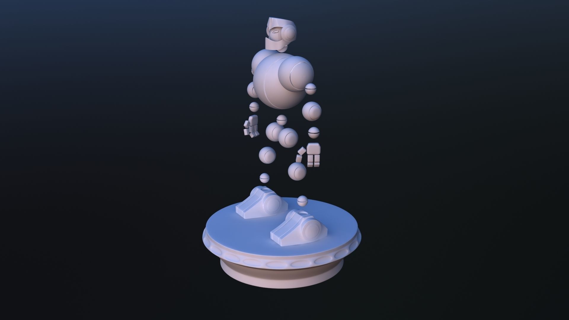 Robot Vectorman 3D model | CGTrader