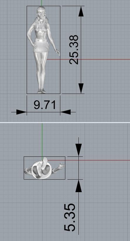 Little barbie figurine 3D model 3D printable | CGTrader