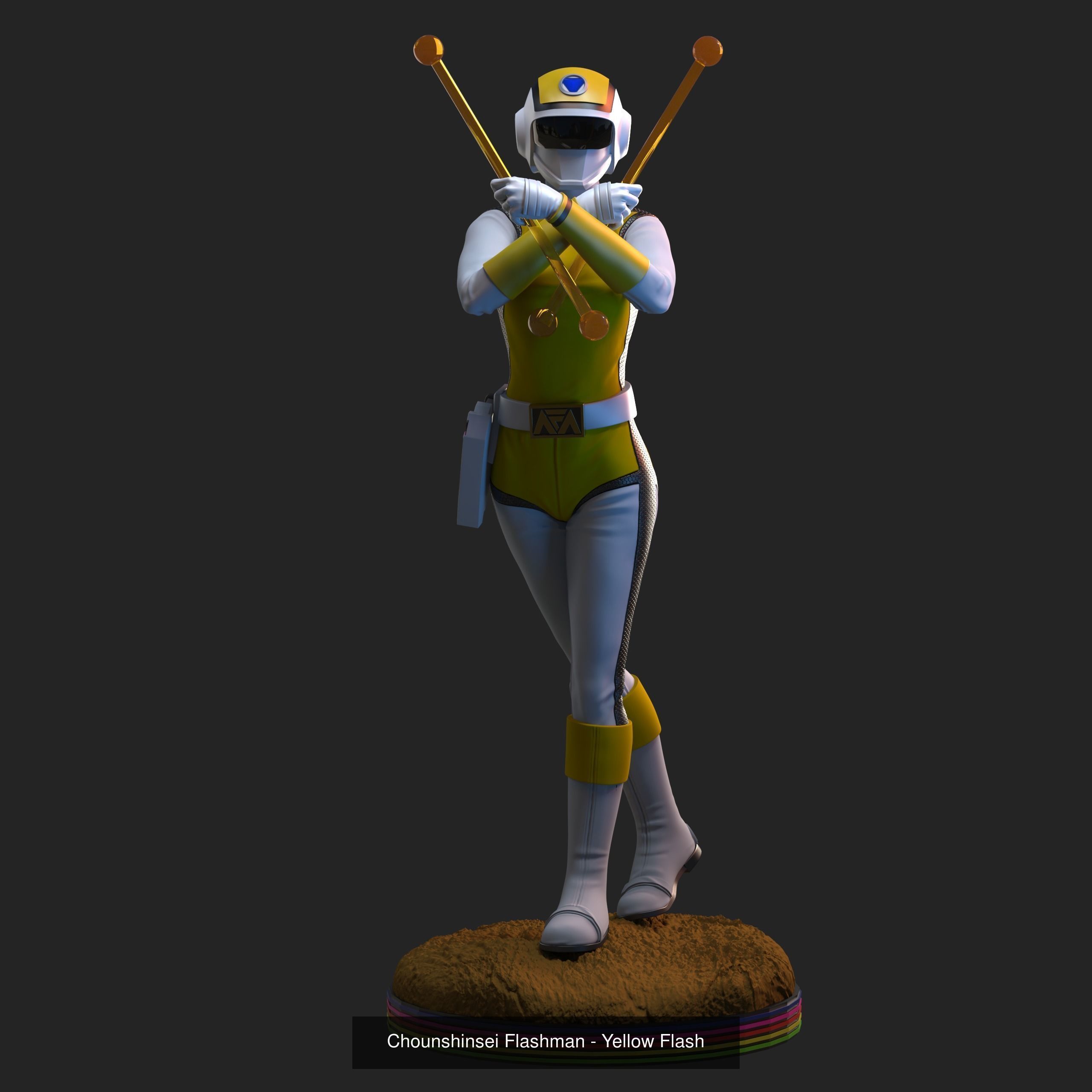 Chounshinsei Flashman 3D Model Collection | CGTrader