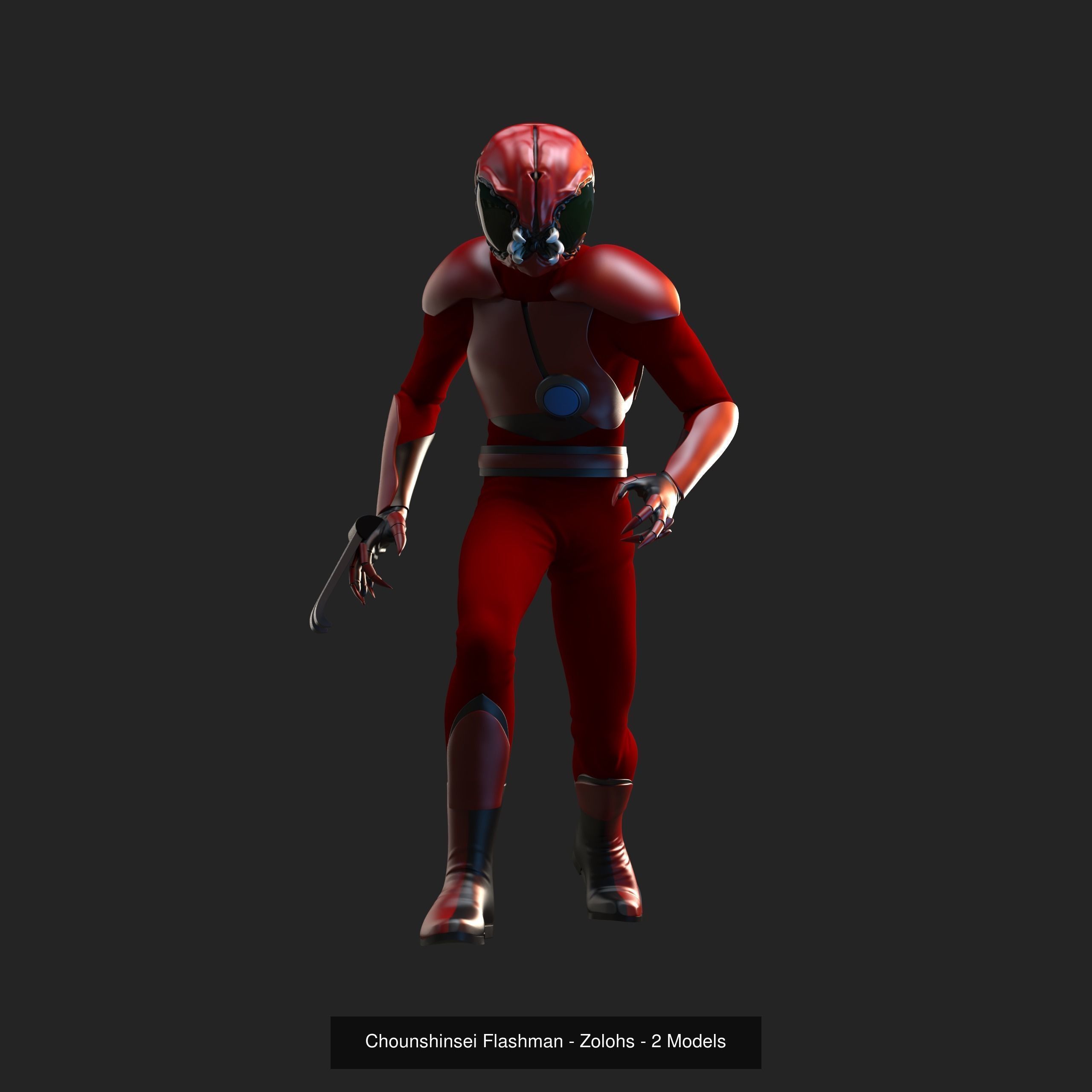 Chounshinsei Flashman - 3D Printable 3D Model Collection | CGTrader