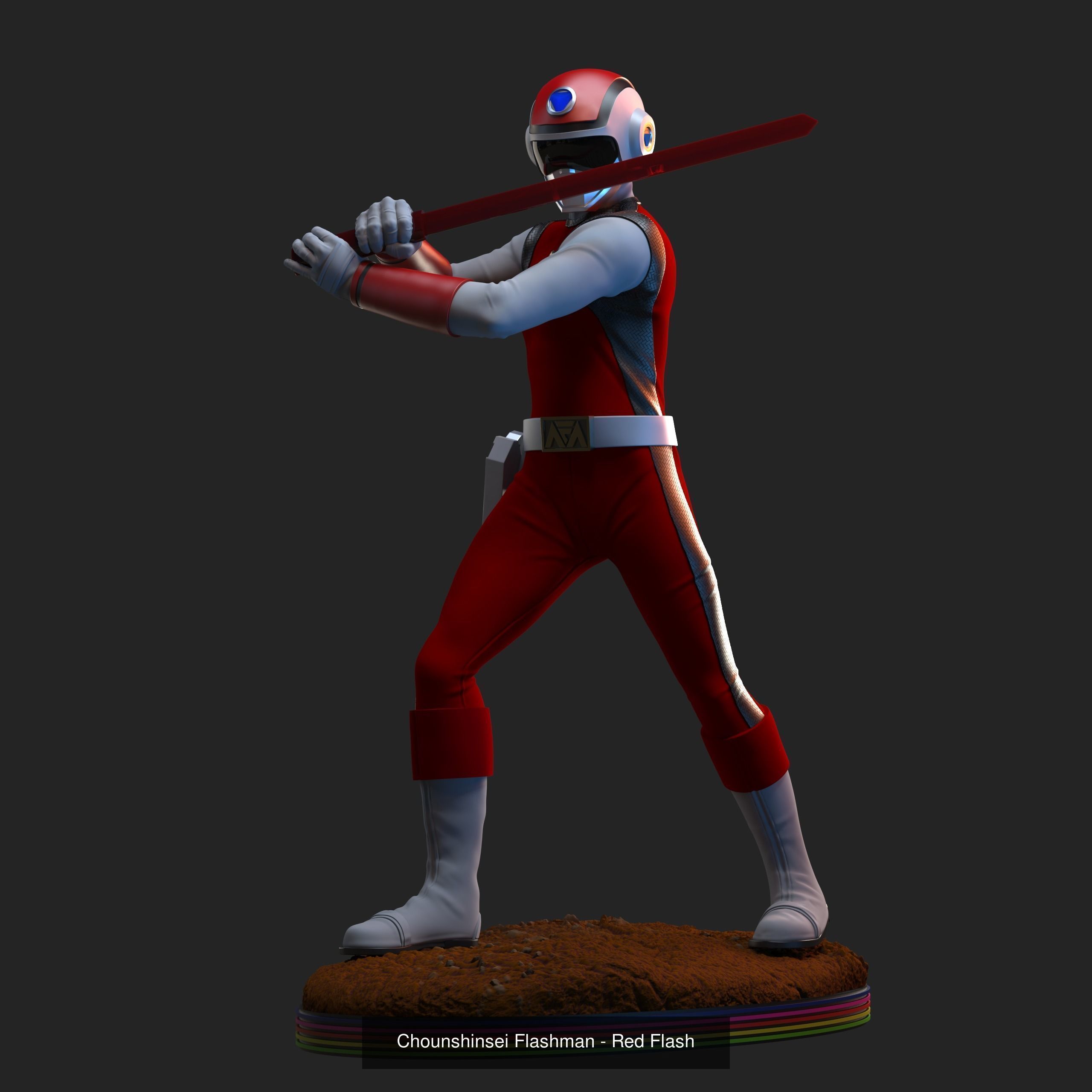 Chounshinsei Flashman - 3D Printable 3D Model Collection | CGTrader