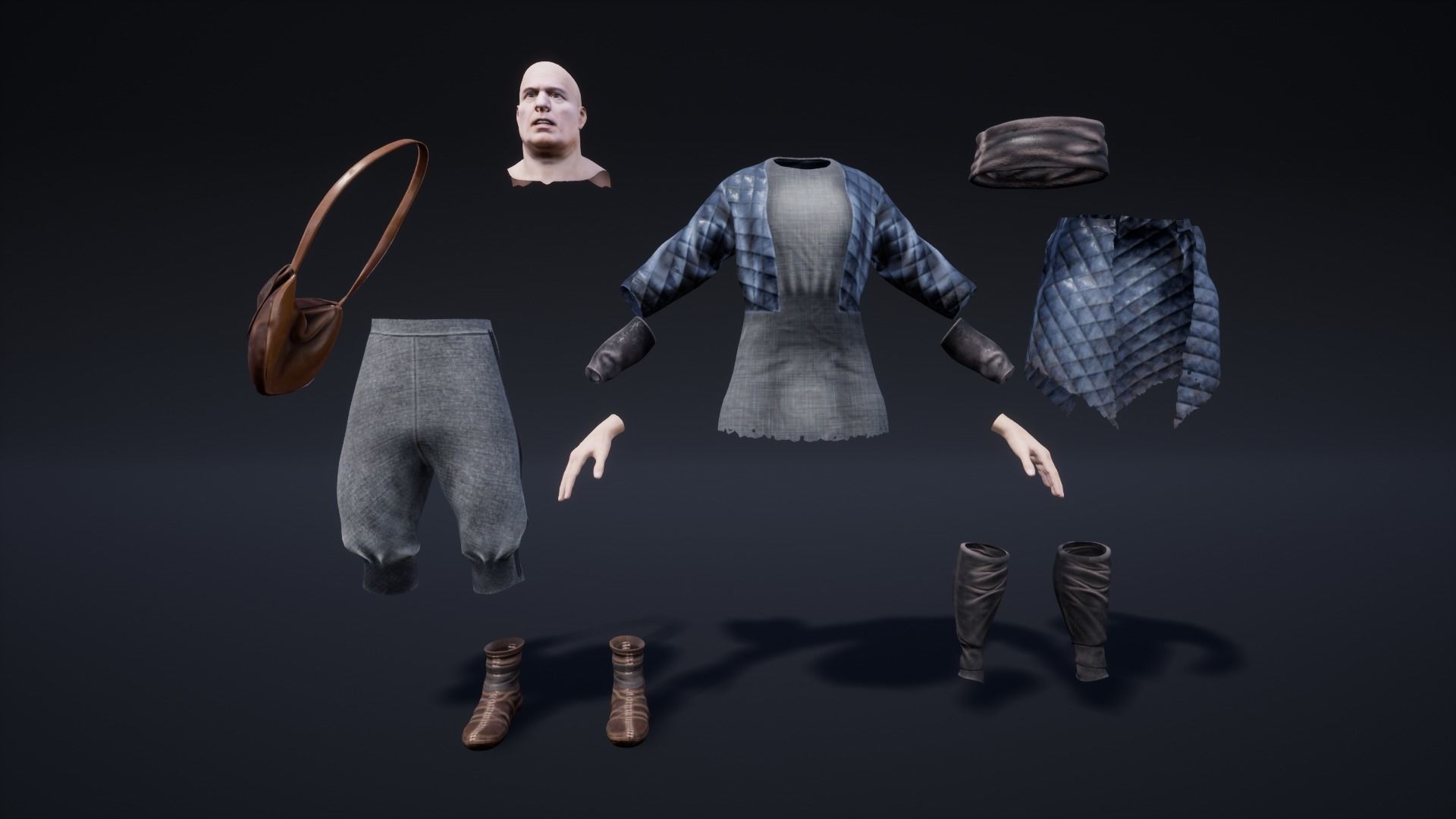 3D model NPC Characters Male Pack VR / AR / low-poly | CGTrader