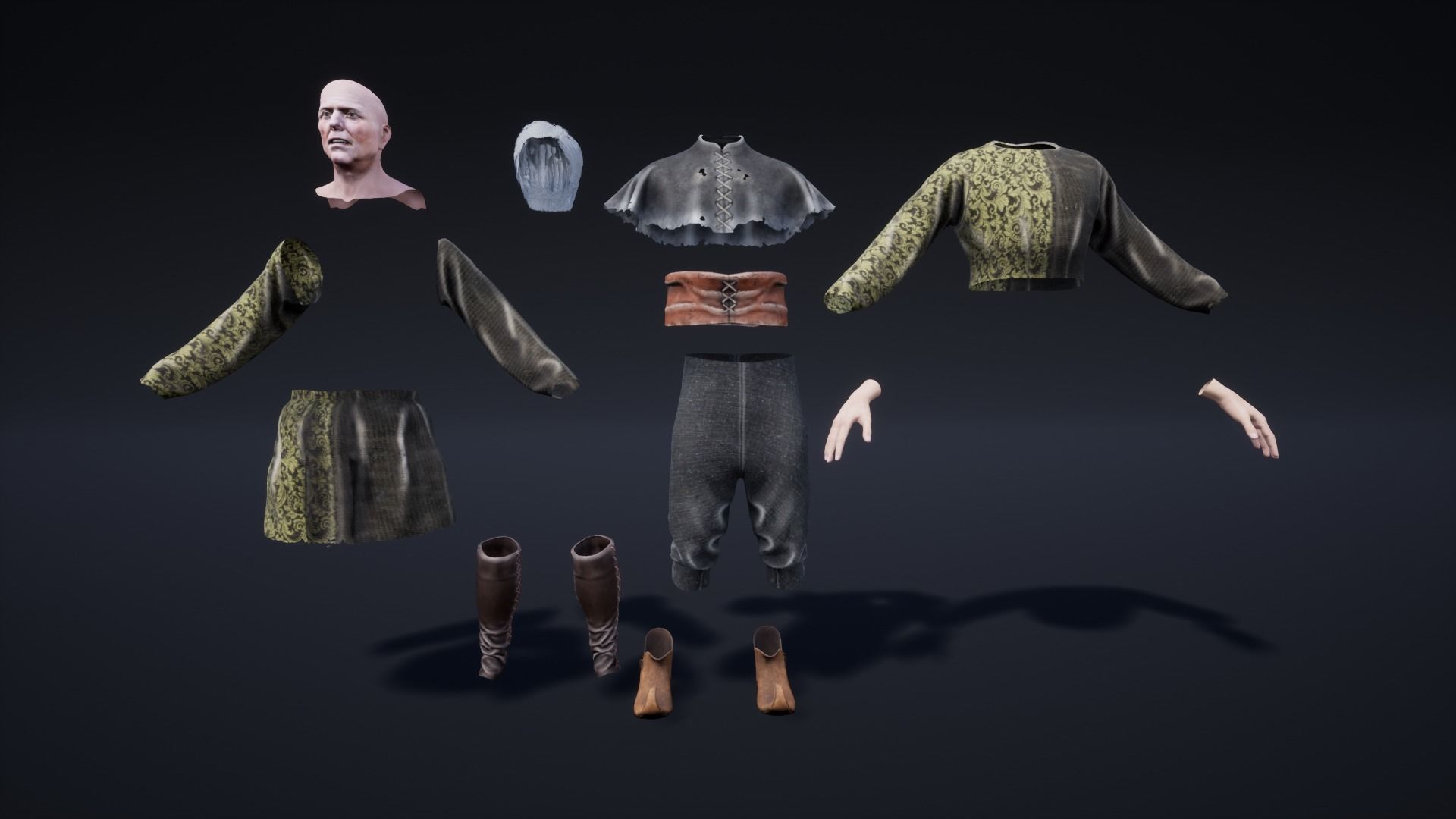 3D model NPC Characters Male Pack VR / AR / low-poly | CGTrader
