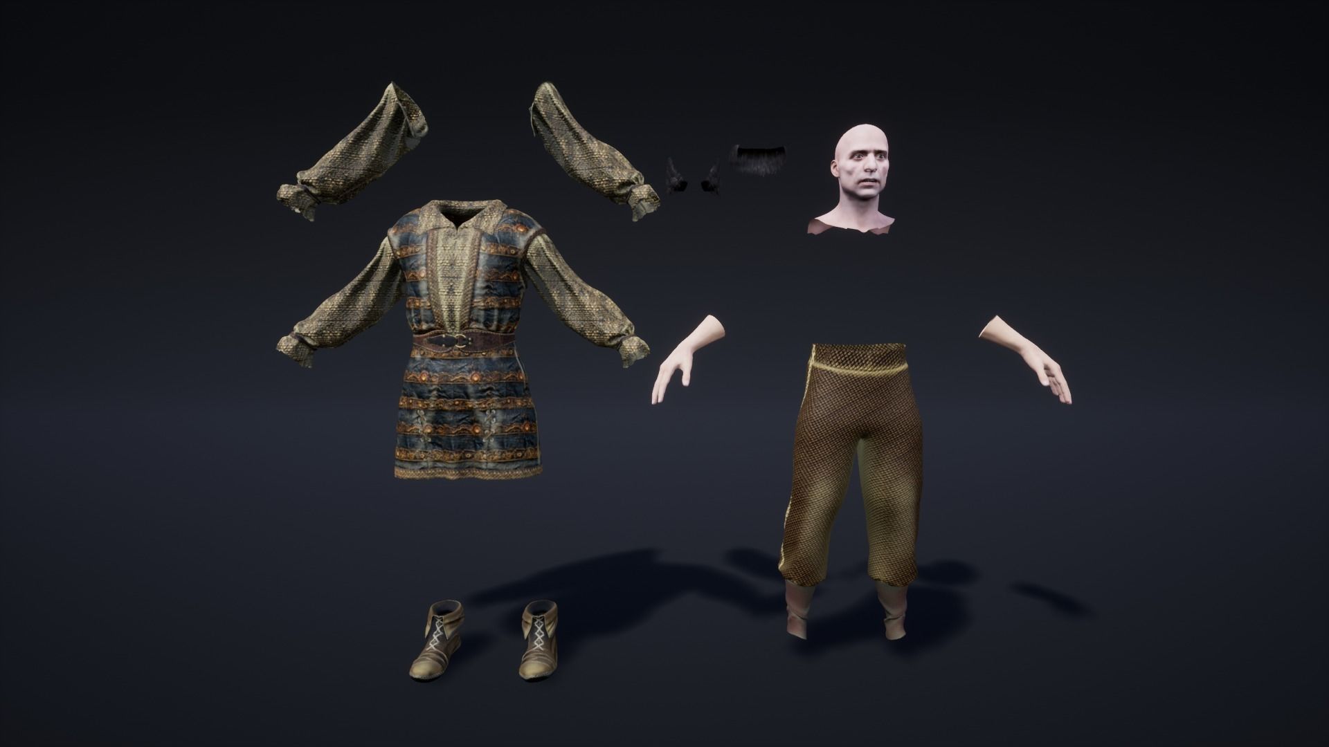 3D model NPC Characters Male Pack VR / AR / low-poly | CGTrader