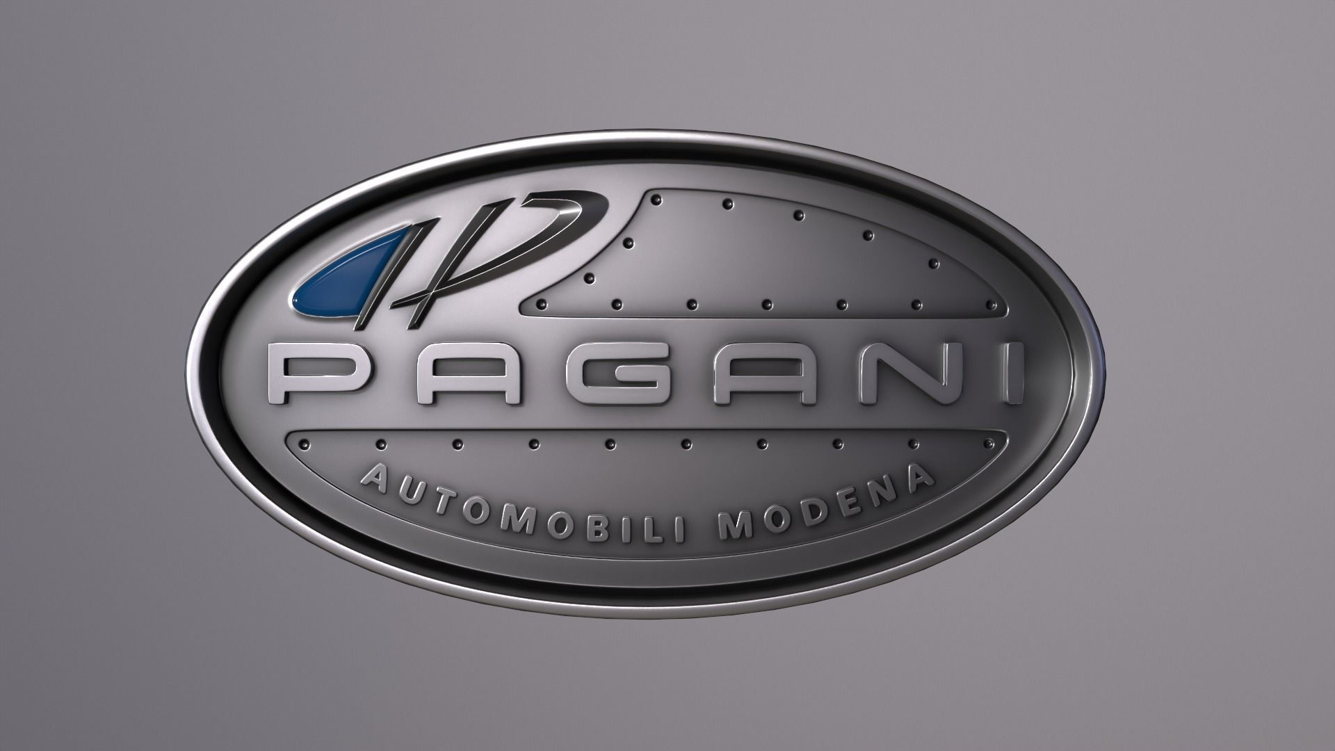 3D model Emblem Pagani logo VR / AR / low-poly | CGTrader