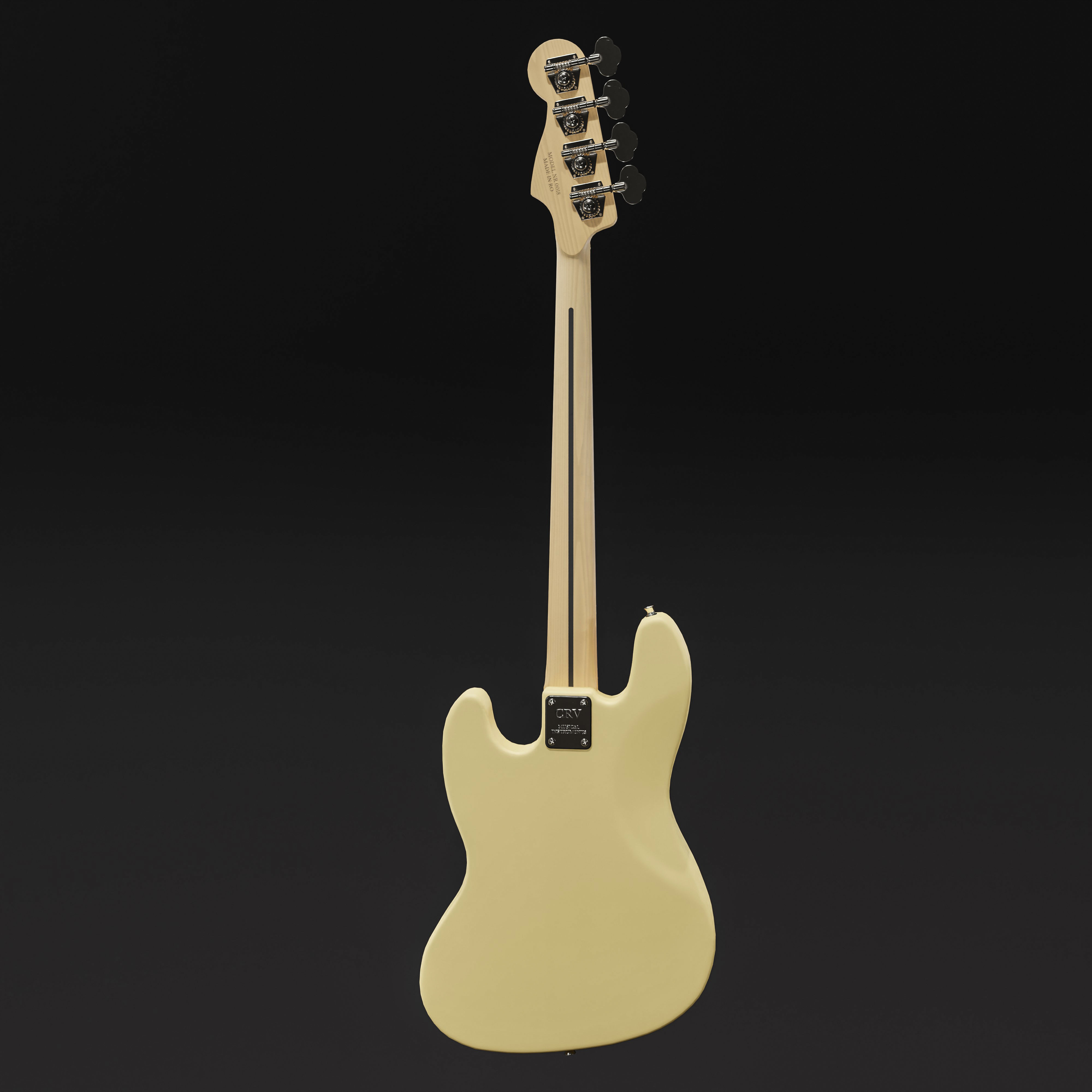 3D model CRV Jazz Bass - Yellow and Maple VR / AR / low-poly | CGTrader