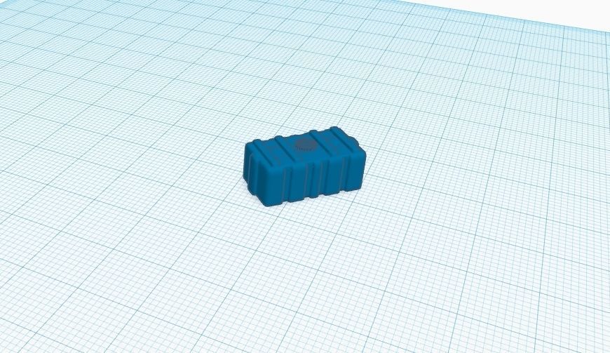 Blue water storage h0 scale 1-87 3D model 3D printable | CGTrader