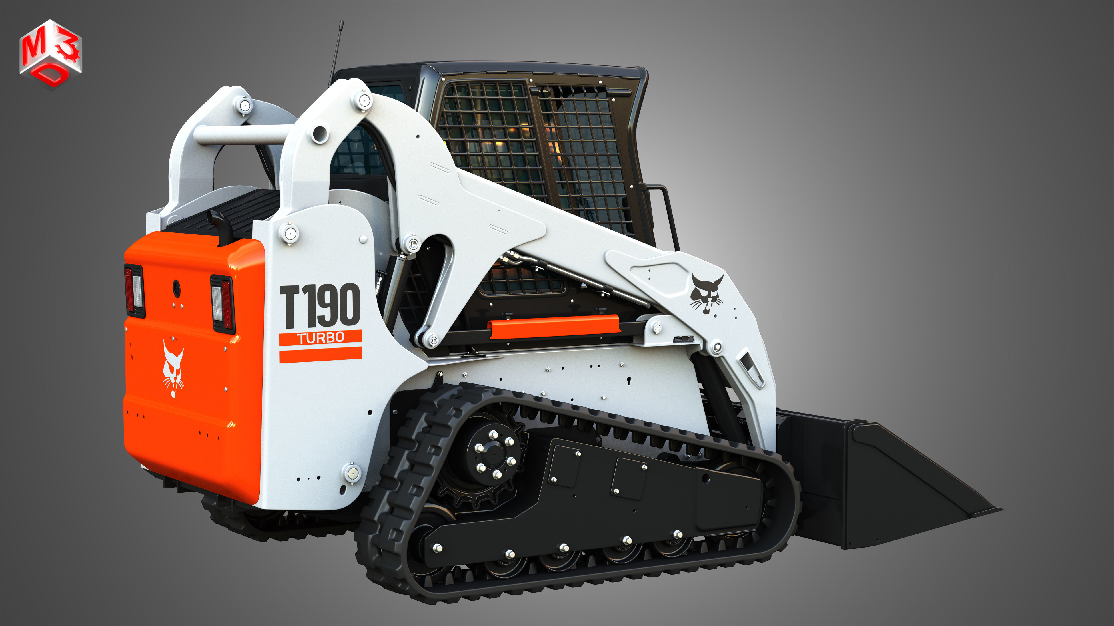 T190 Compact Track Loader - Bucket 3D model | CGTrader