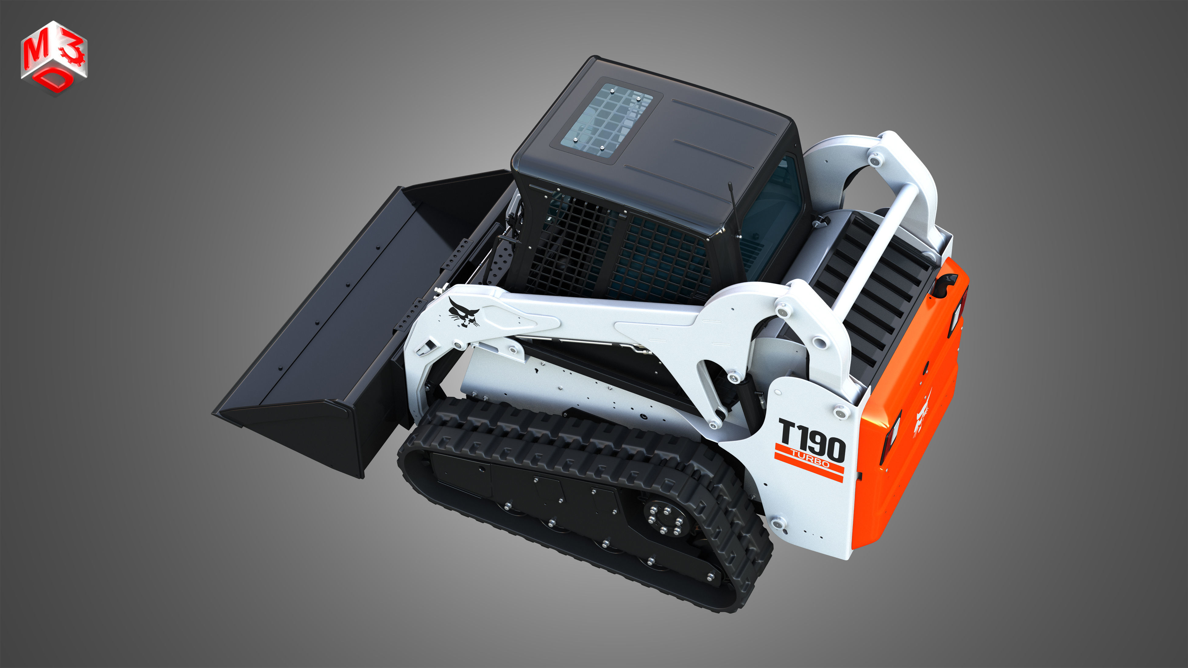 T190 Compact Track Loader - Bucket 3D model | CGTrader