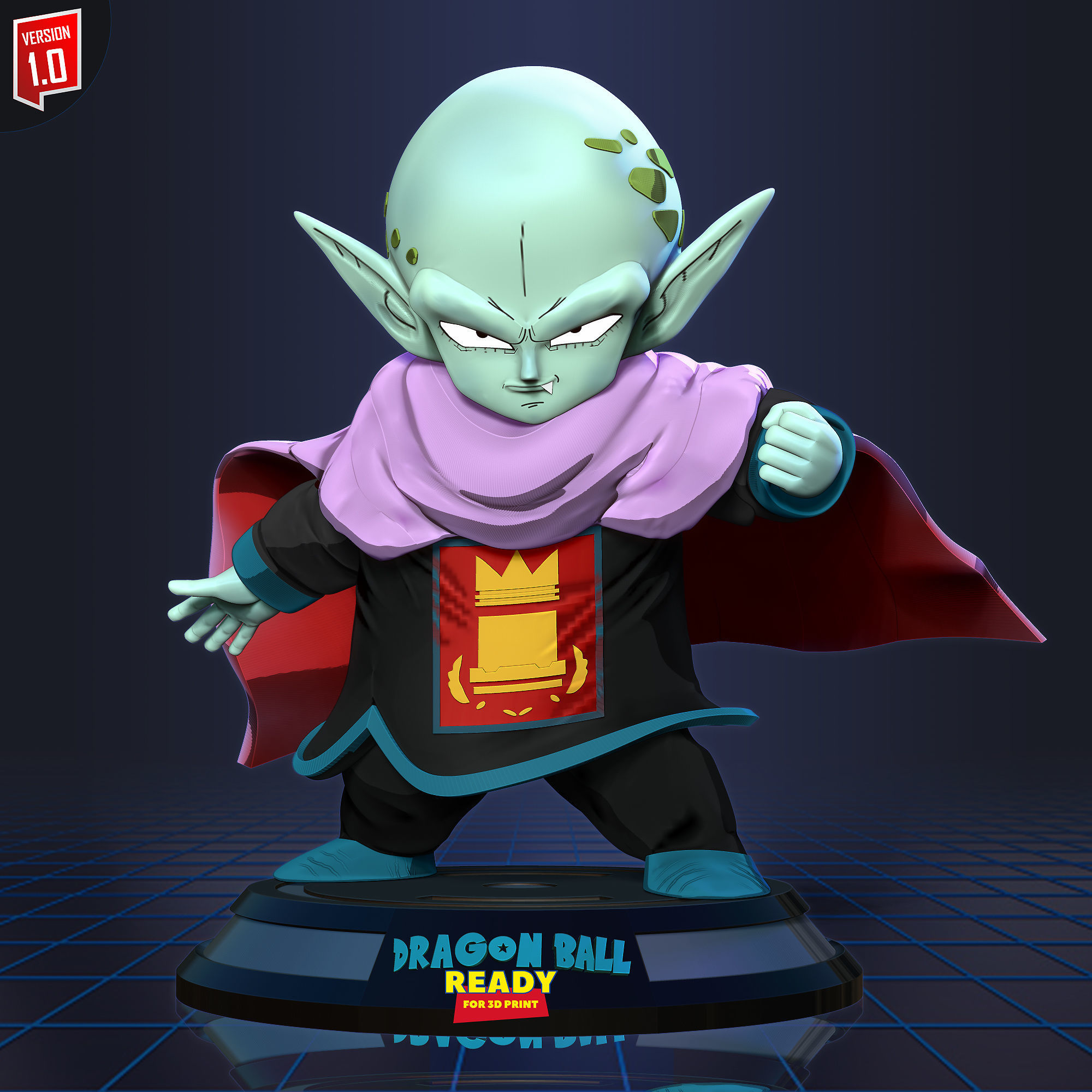 Garlic Junior - Dragon Ball Z 3D model 3D printable | CGTrader