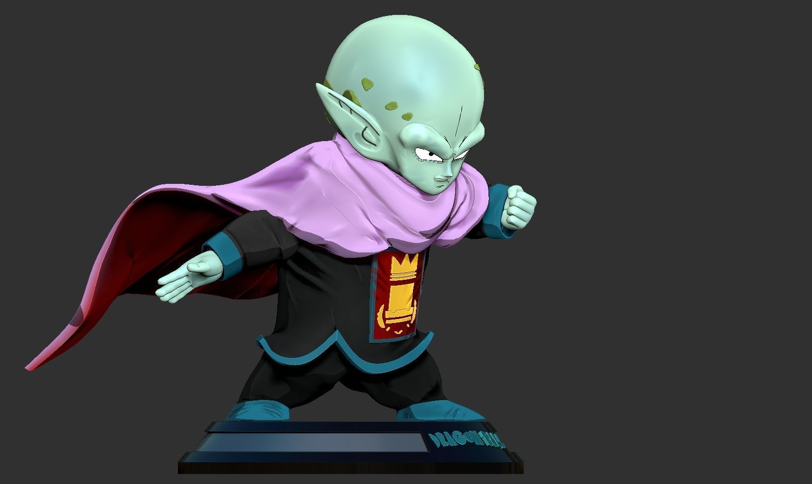 Garlic Junior - Dragon Ball Z 3D model 3D printable | CGTrader