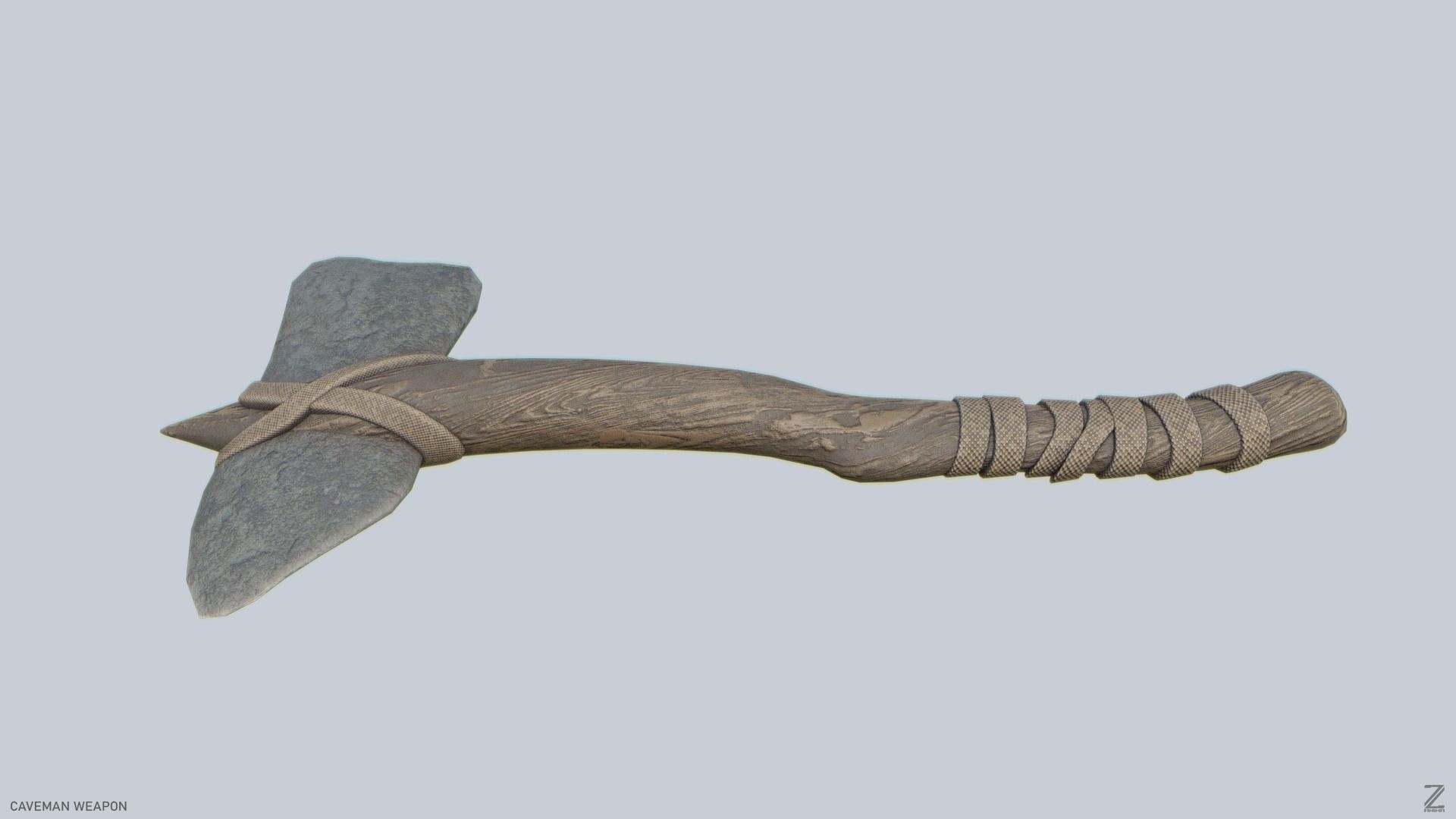 3D model Caveman weapon VR / AR / low-poly | CGTrader