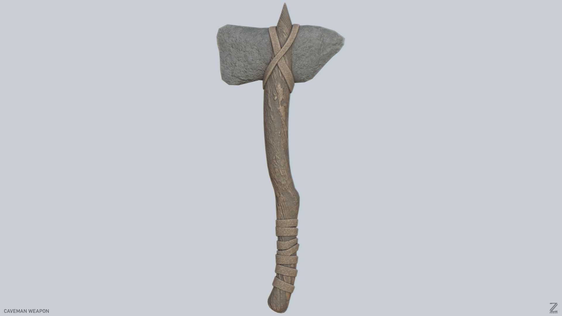 3D model Caveman weapon VR / AR / low-poly | CGTrader