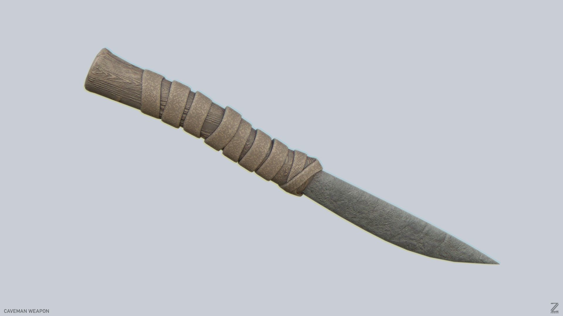 3D model Caveman weapon VR / AR / low-poly | CGTrader