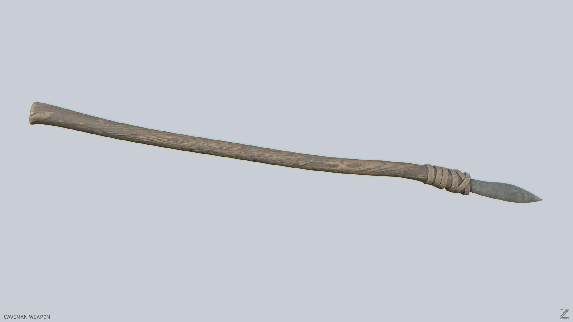3D model Caveman weapon VR / AR / low-poly | CGTrader