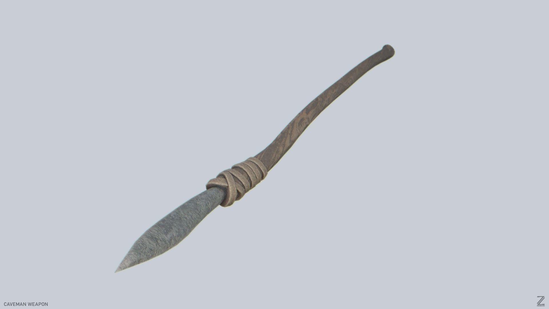 3D model Caveman weapon VR / AR / low-poly | CGTrader