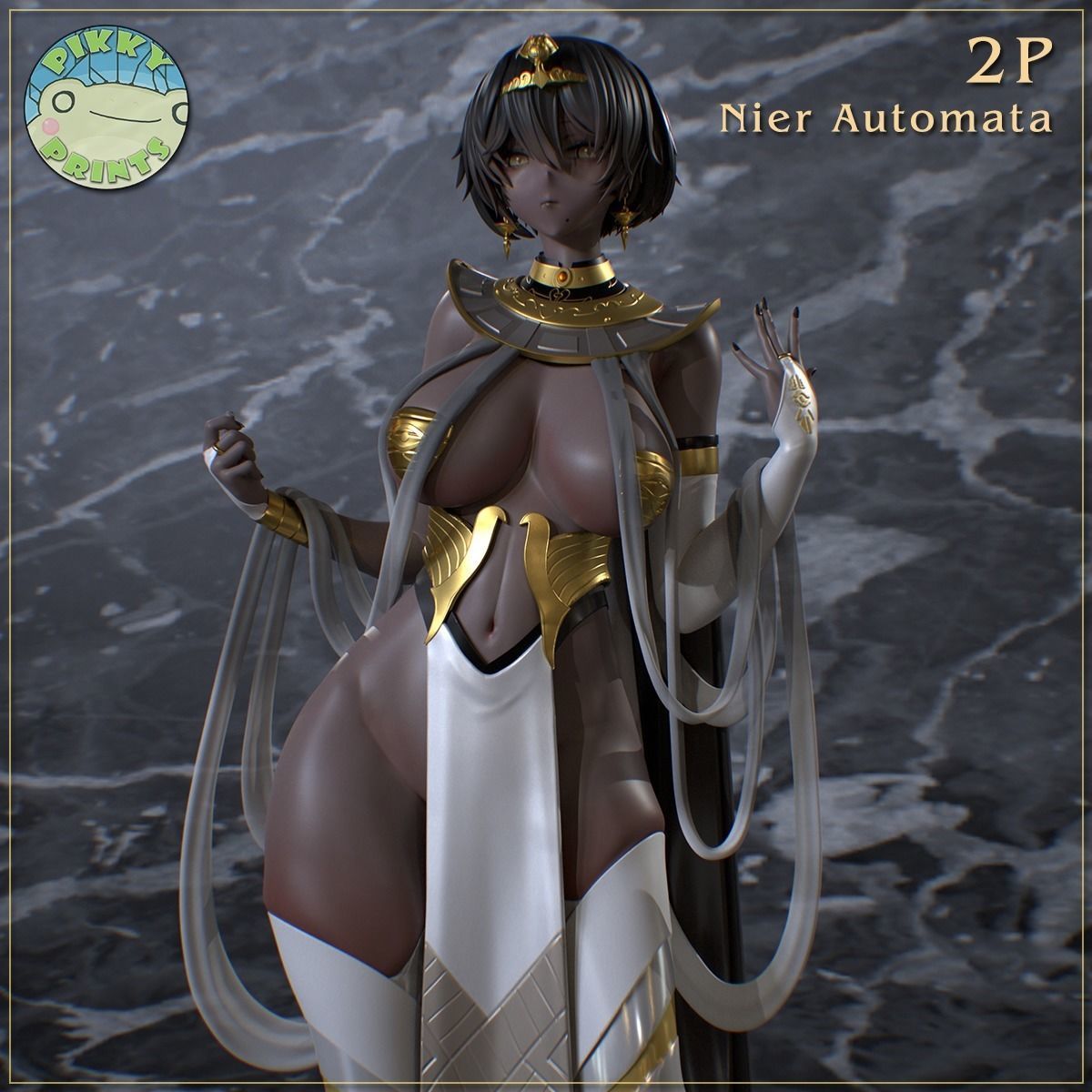 2P - Nier Automata 3D model 3D printable | CGTrader