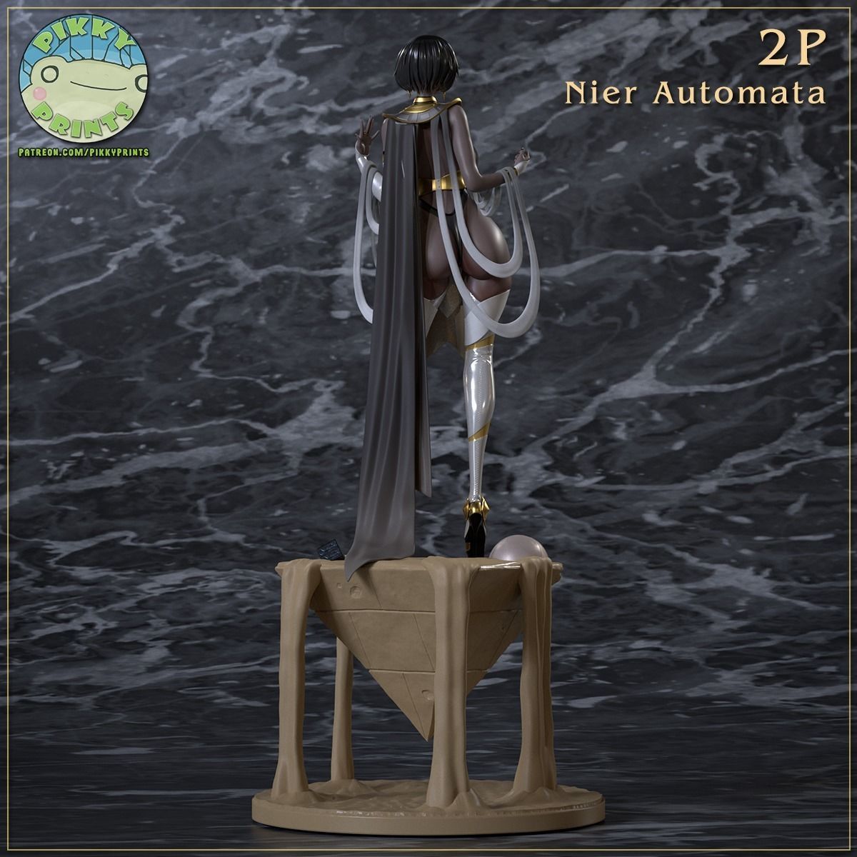 2P - Nier Automata 3D model 3D printable | CGTrader