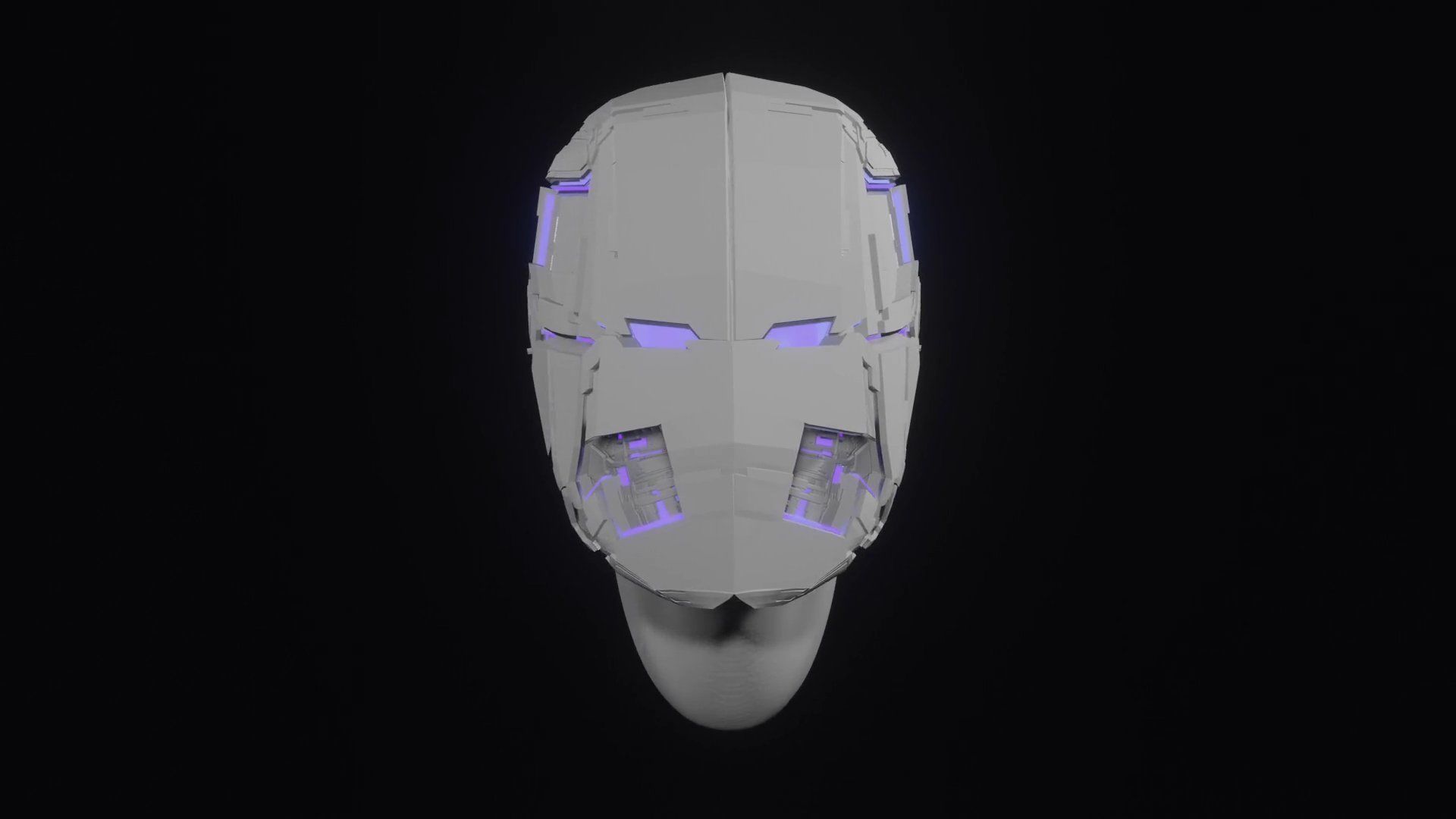 3D Model Nano-Tech Mask Sci-Fi Robot 3D model | CGTrader