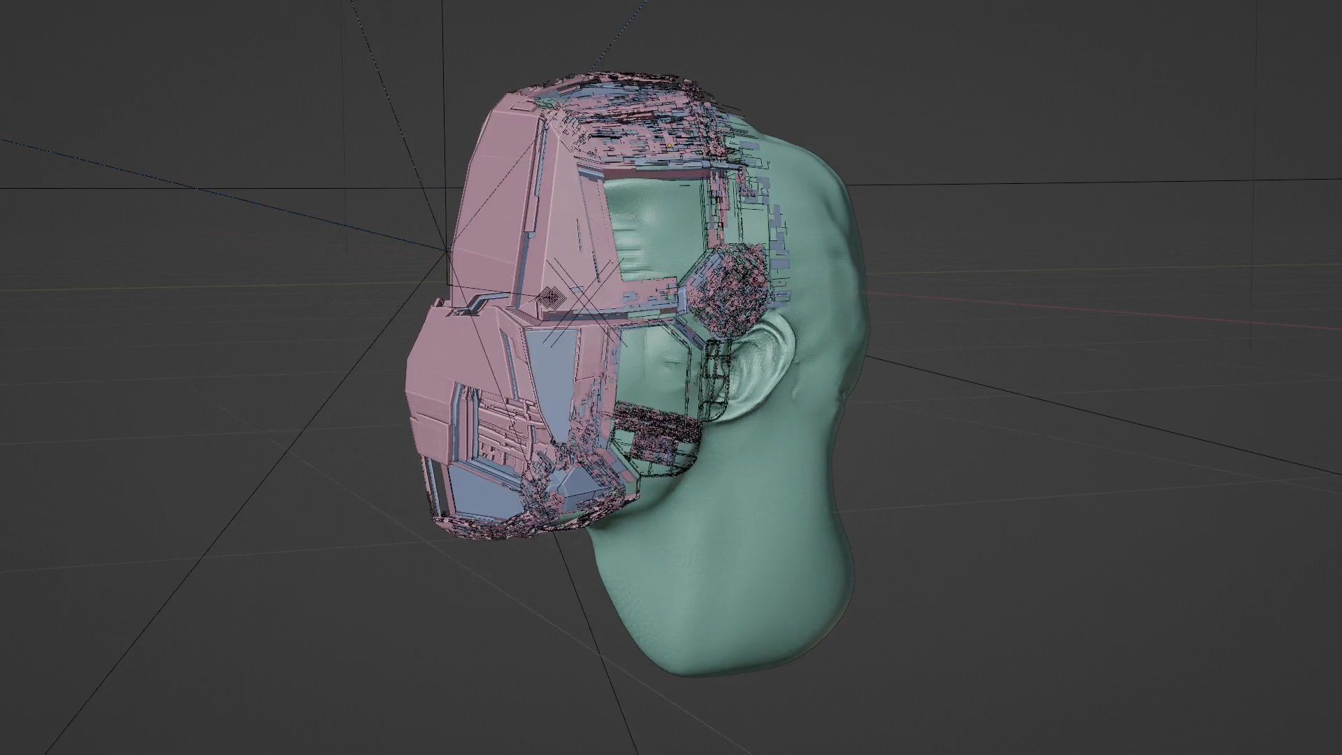 3D Model Nano-Tech Mask Sci-Fi Robot 3D model | CGTrader
