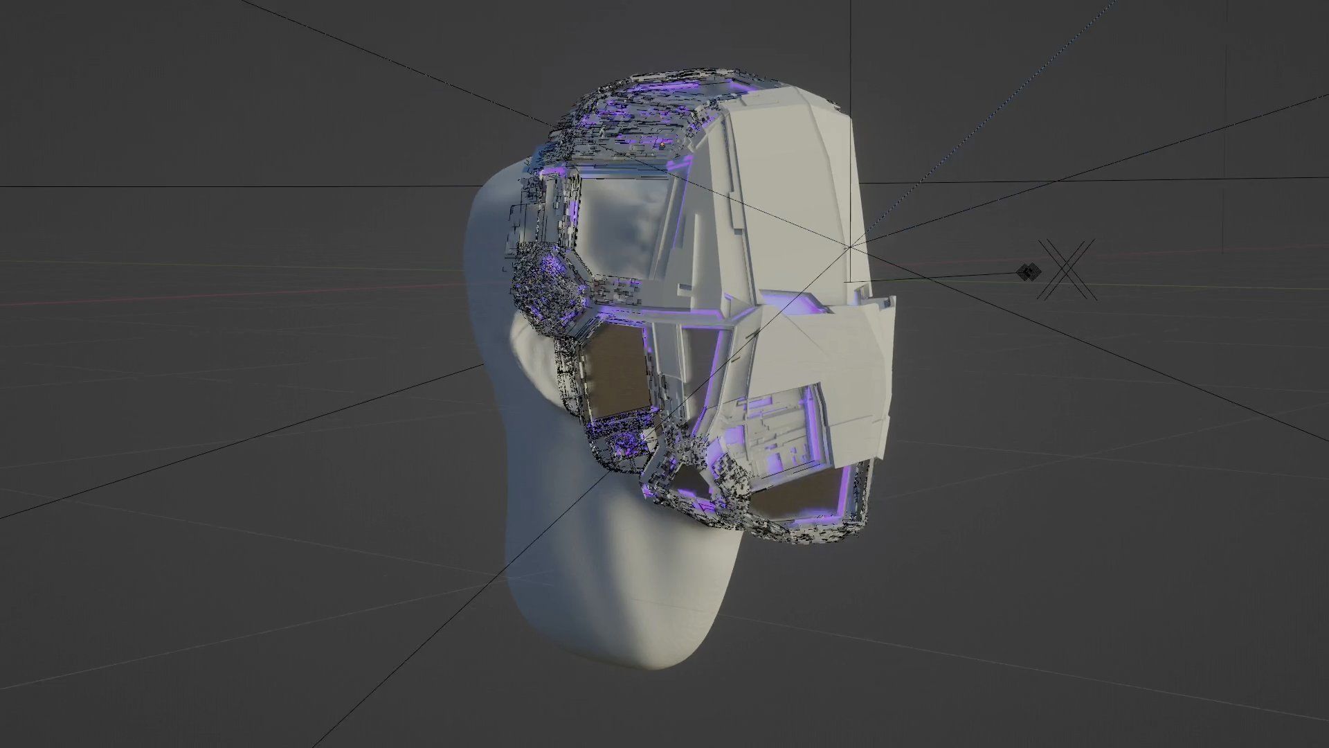 3D Model Nano-Tech Mask Sci-Fi Robot 3D model | CGTrader