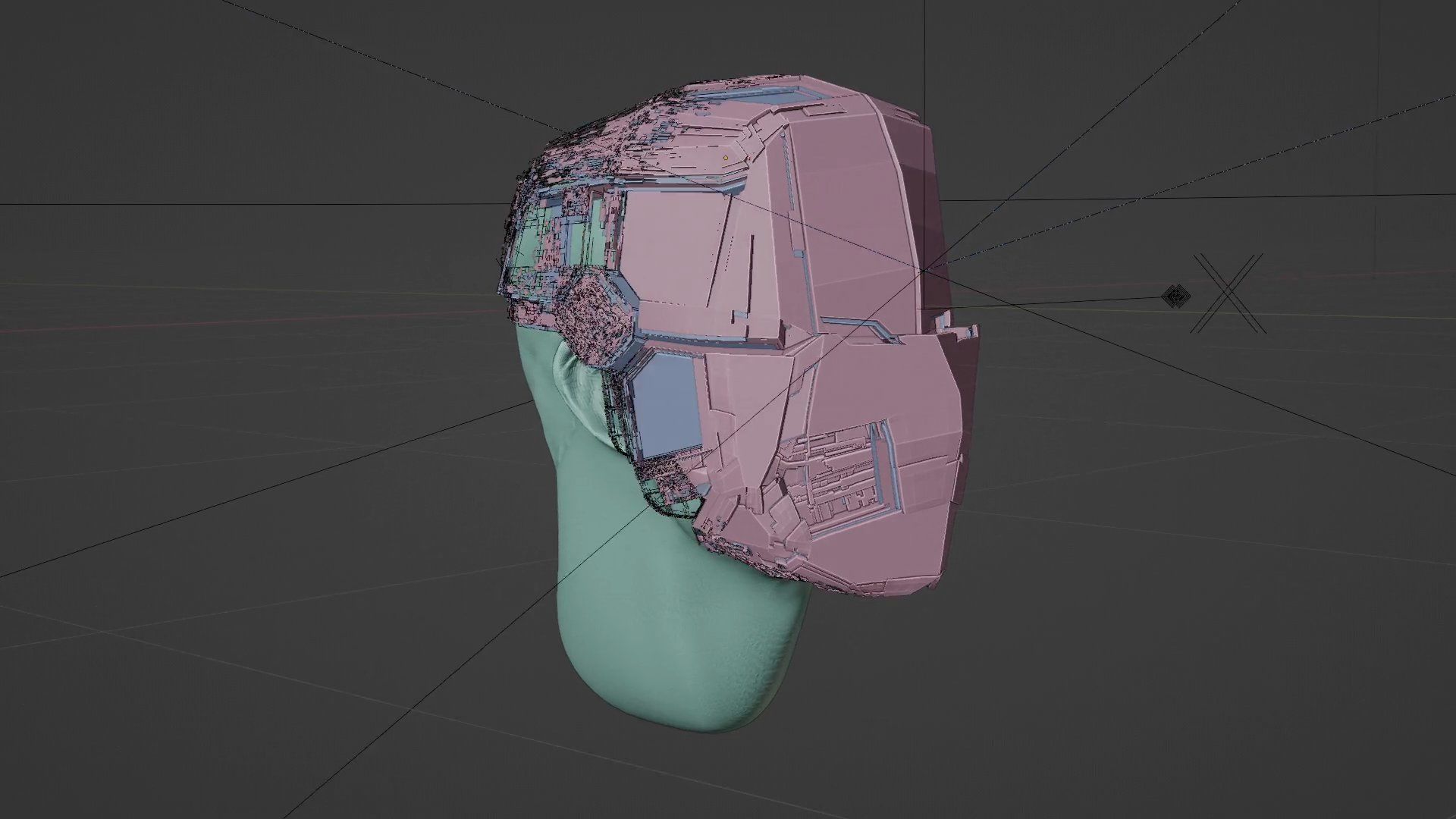3D Model Nano-Tech Mask Sci-Fi Robot 3D model | CGTrader
