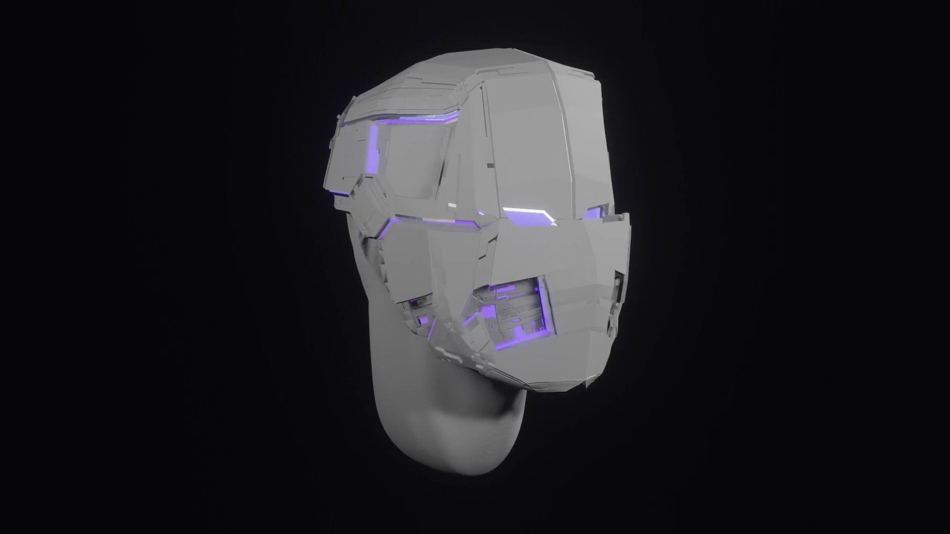 3D Model Nano-Tech Mask Sci-Fi Robot 3D model | CGTrader