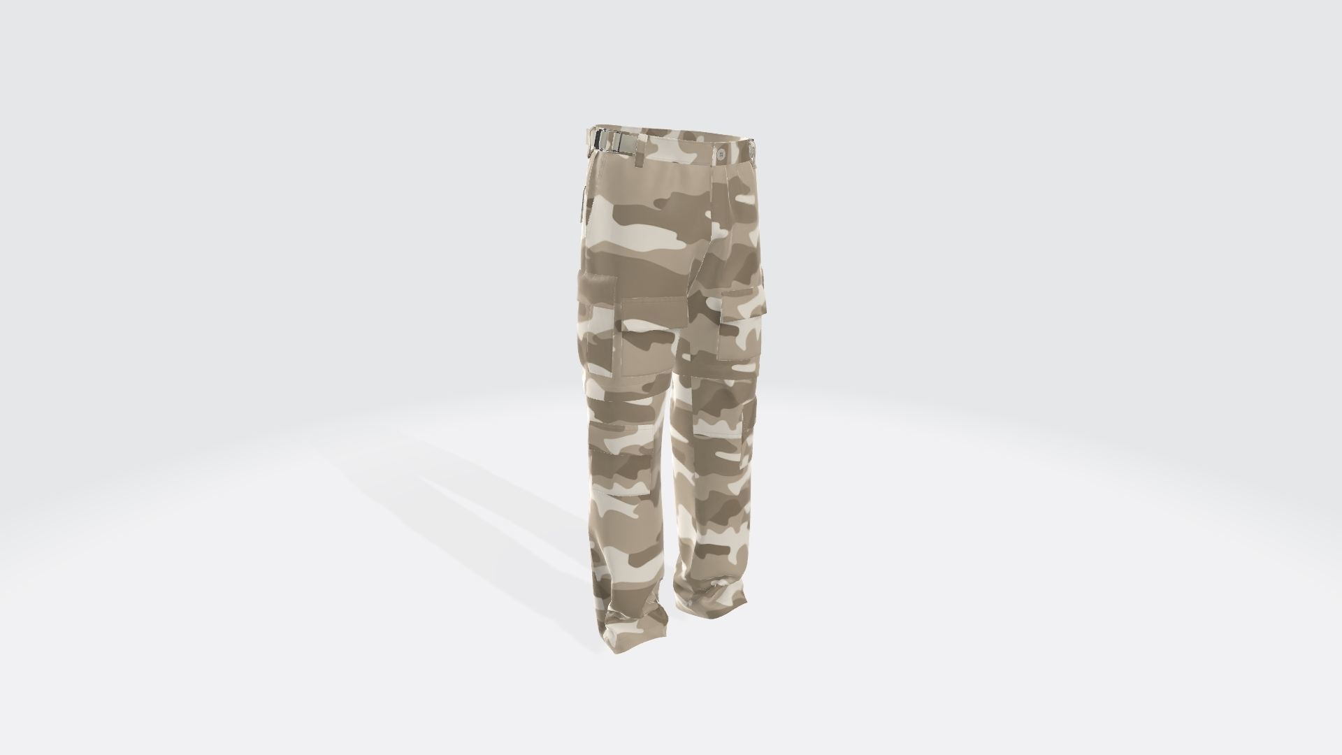 Baggy Cargo Pants 3D model | CGTrader