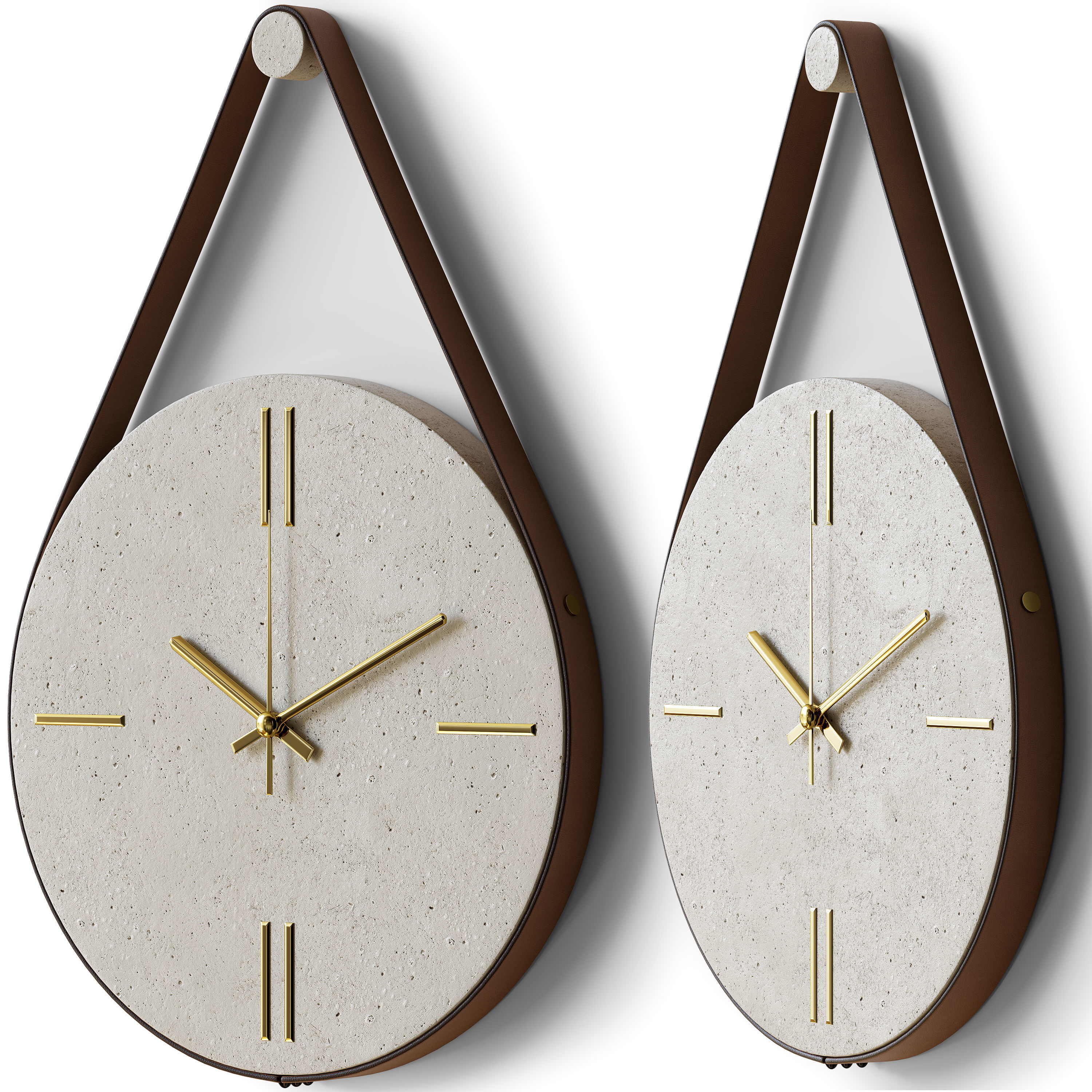 3D model Wall Watch VR / AR / low-poly | CGTrader