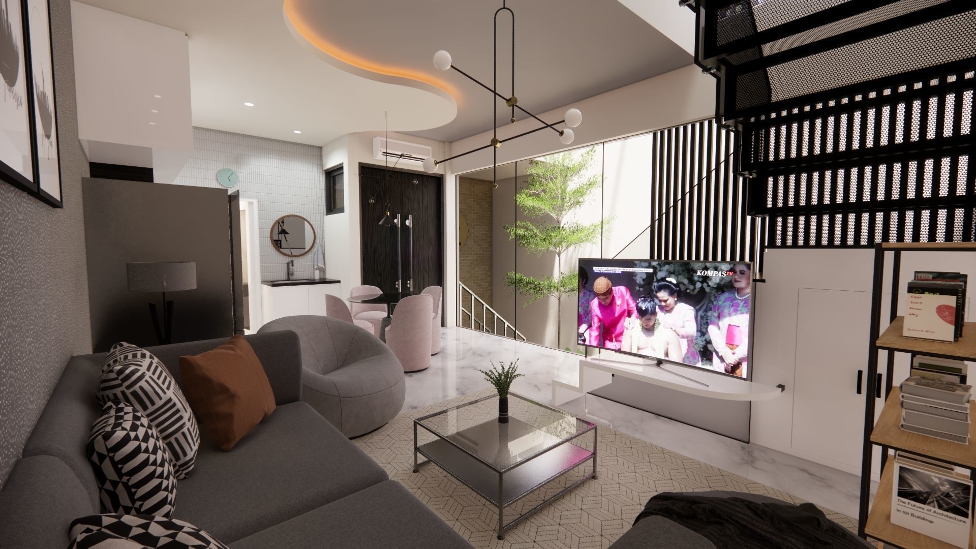 Cafe House Ideas Interior Exterior 3D model | CGTrader