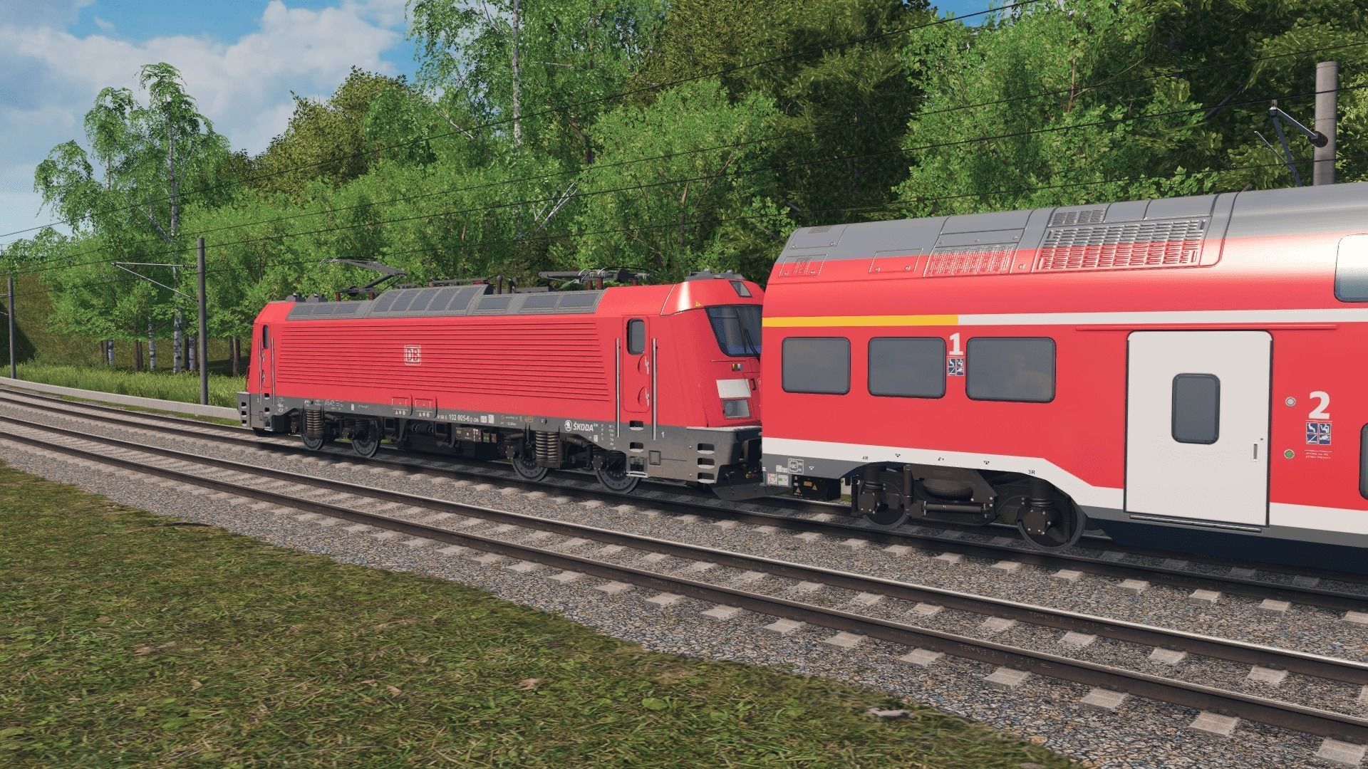3D model Skoda Dosto Push-Pull Train VR / AR / low-poly | CGTrader