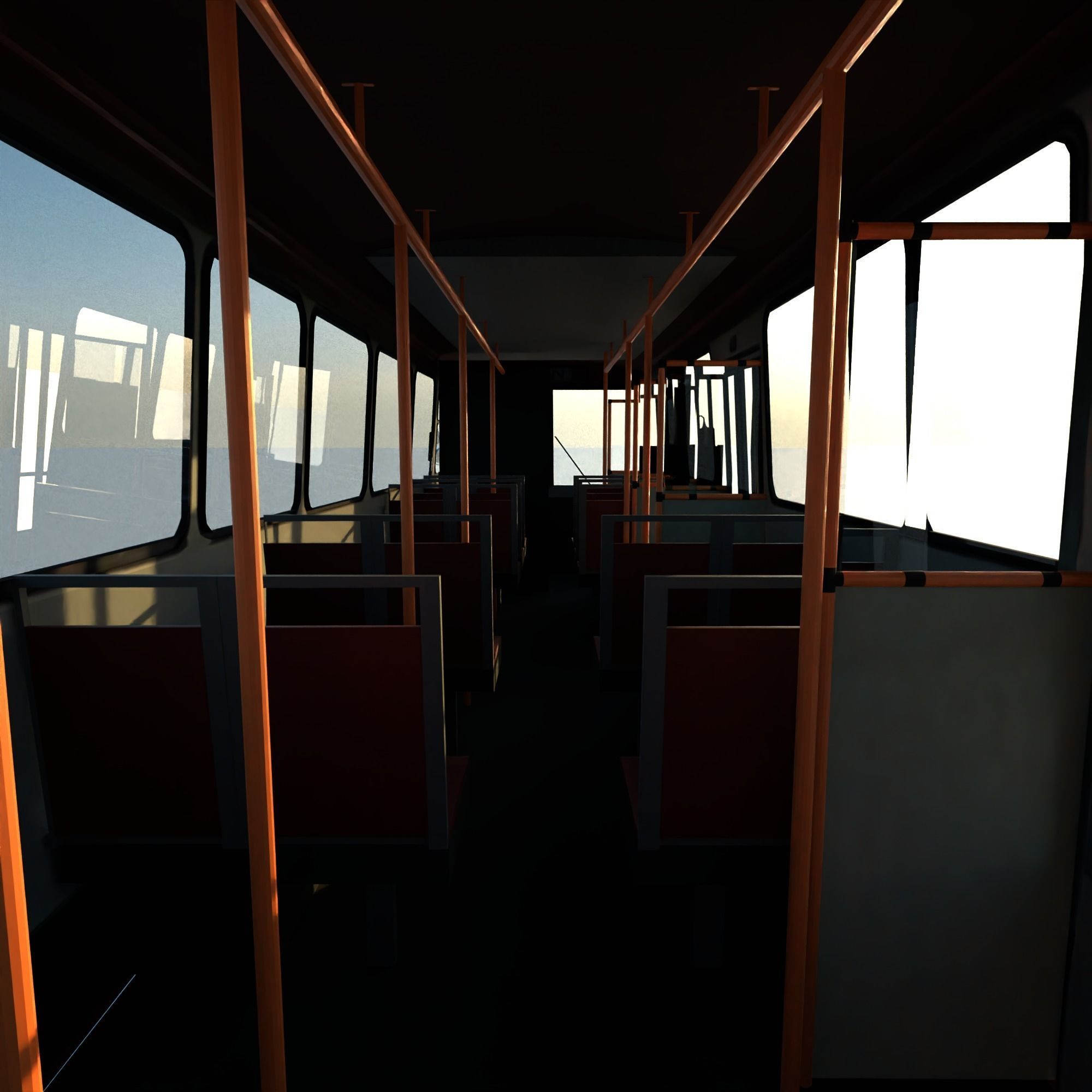 3D model Soviet Trolleybus tuned VR / AR / low-poly | CGTrader