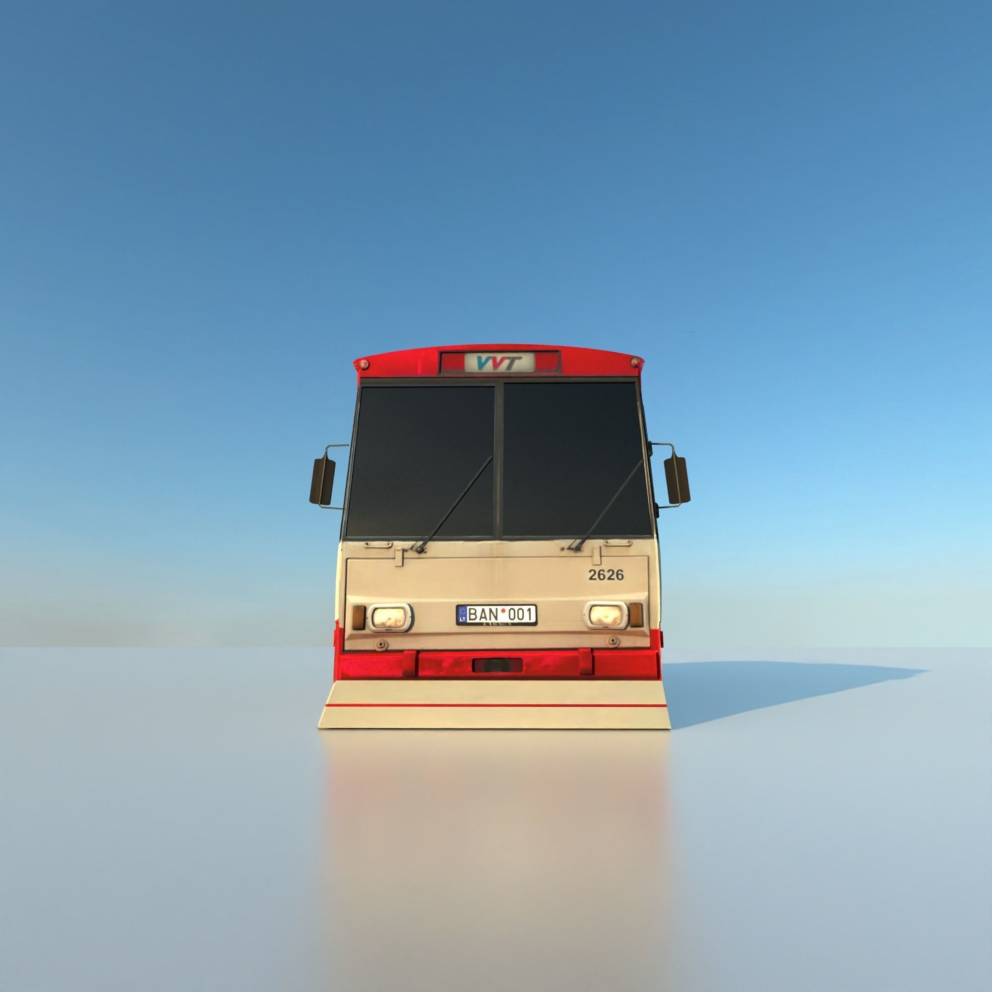 3D model Soviet Trolleybus tuned VR / AR / low-poly | CGTrader