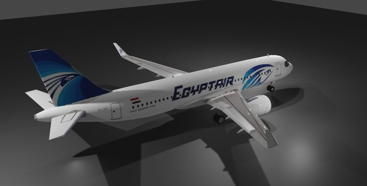 3D model Egypt Air airbus a320neo 3D model VR / AR / low-poly | CGTrader