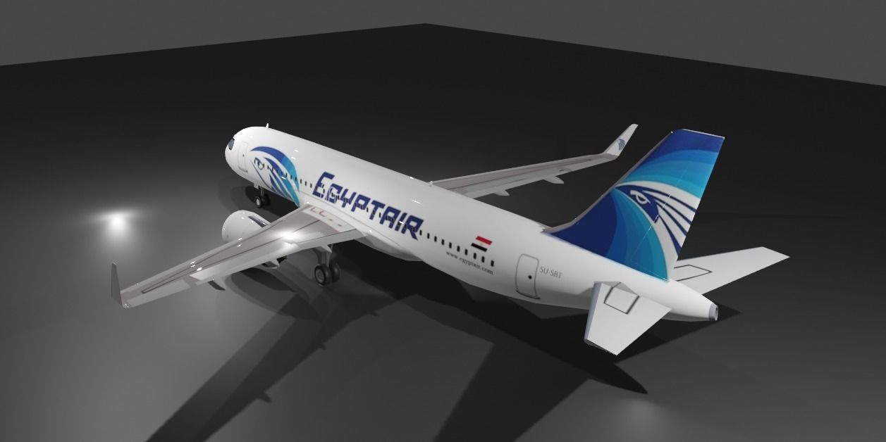 3D model Egypt Air airbus a320neo 3D model VR / AR / low-poly | CGTrader