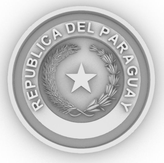 Coat of Arms Paraguay Escudo de Paraguay 3D model 3D printable | CGTrader