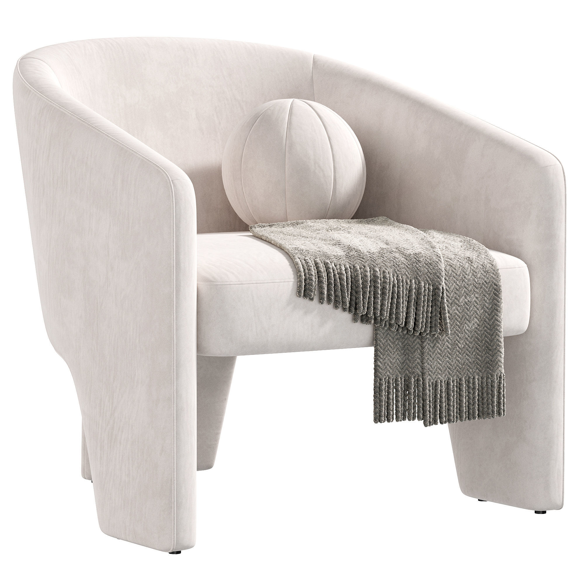 Fae Accent Chair by artesanosdesign 3D model | CGTrader